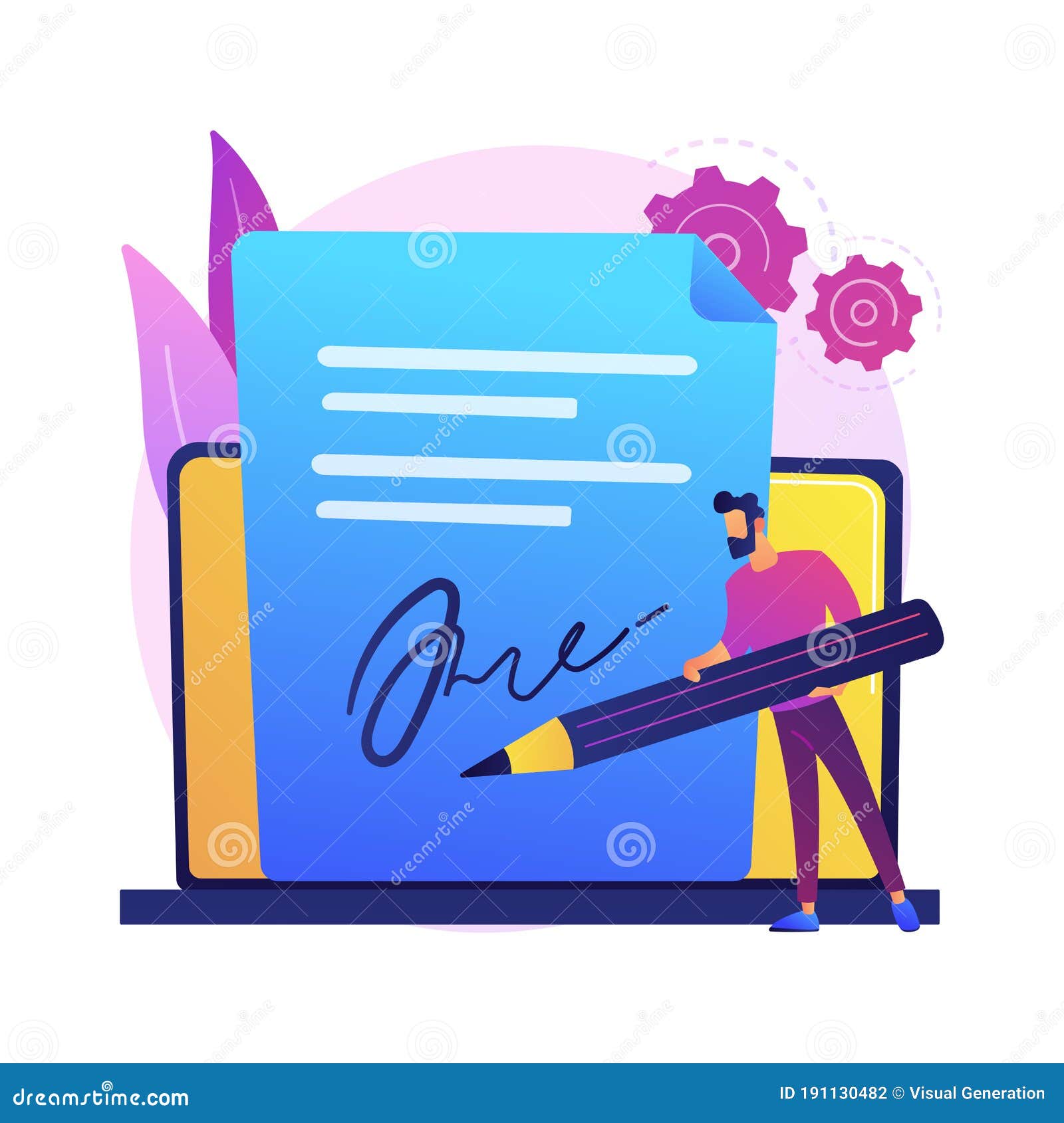 Digital Signing Led Panel Cartoon Vector | CartoonDealer.com #151659721