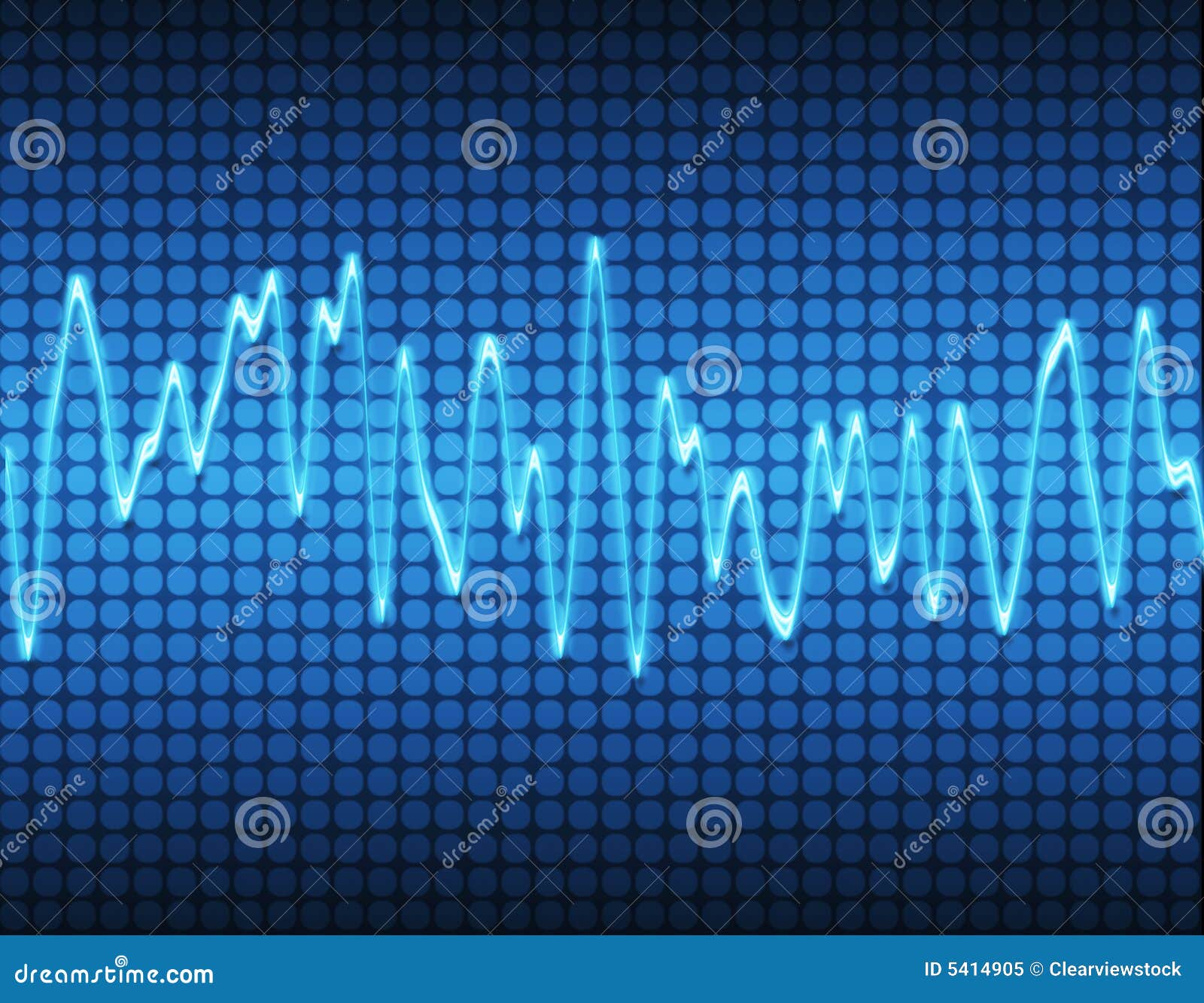 Electronic sine sound wave stock illustration. Illustration of ...
