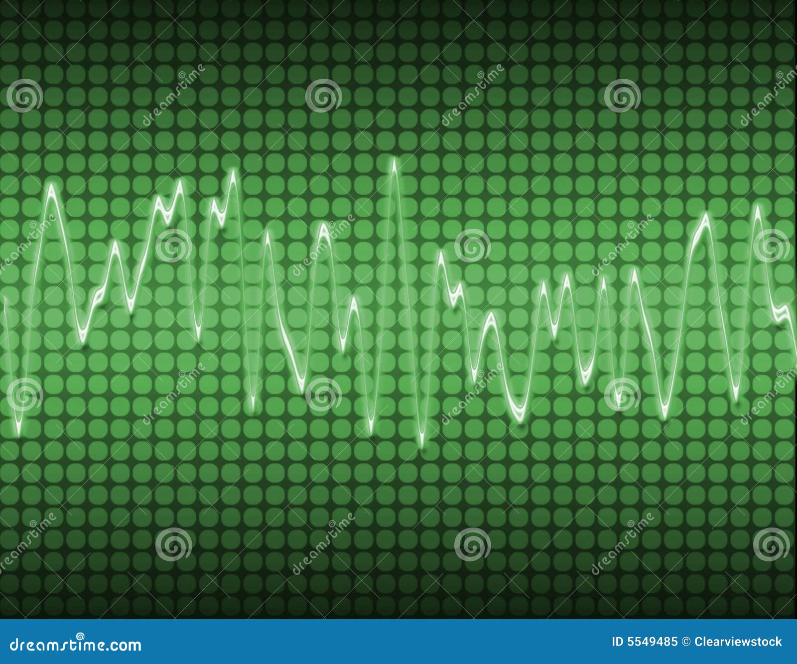Electronic sine sound wave stock illustration. Illustration of ...