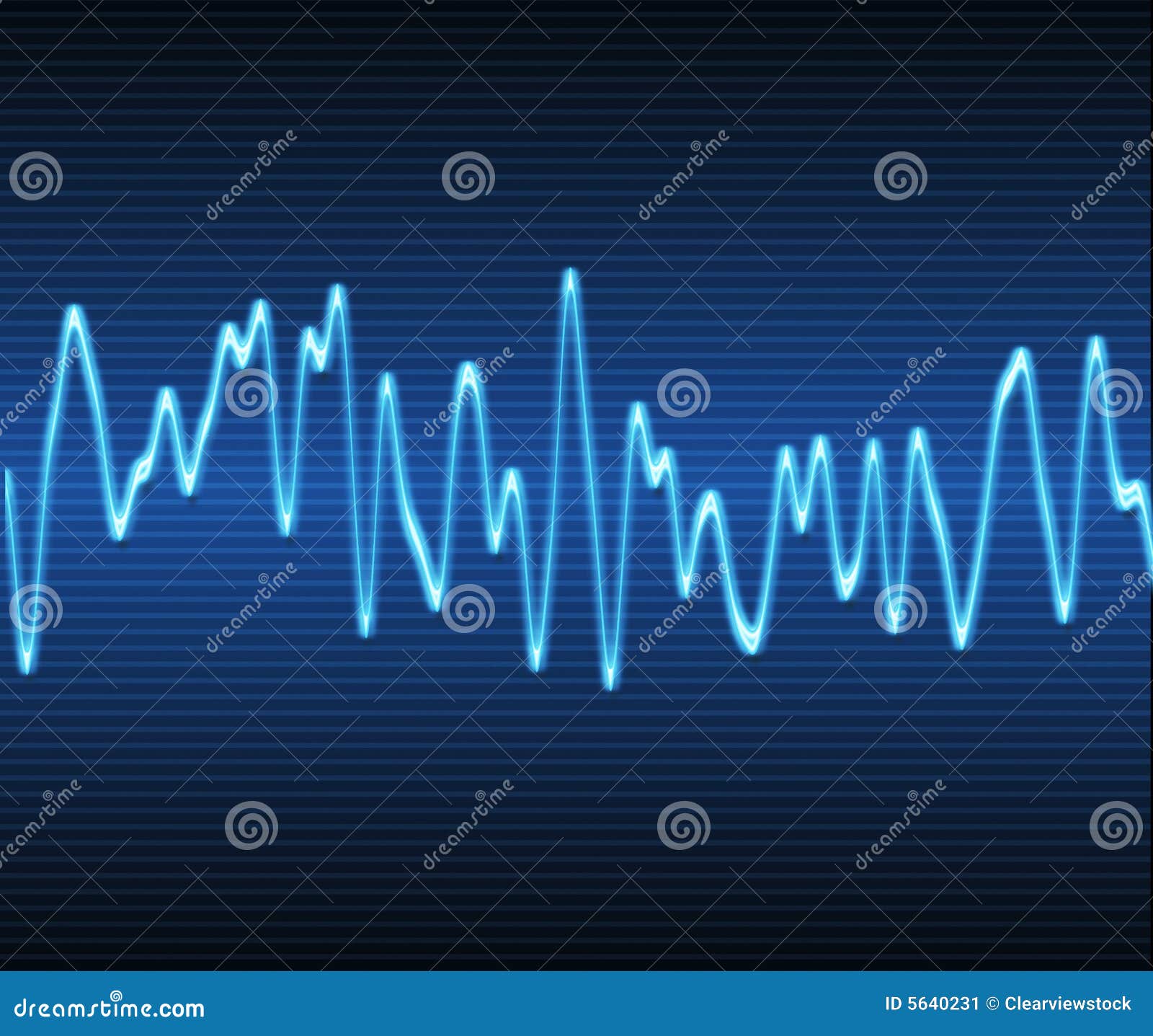 Electronic Sine Sound Wave Royalty-Free Stock Image | CartoonDealer.com ...