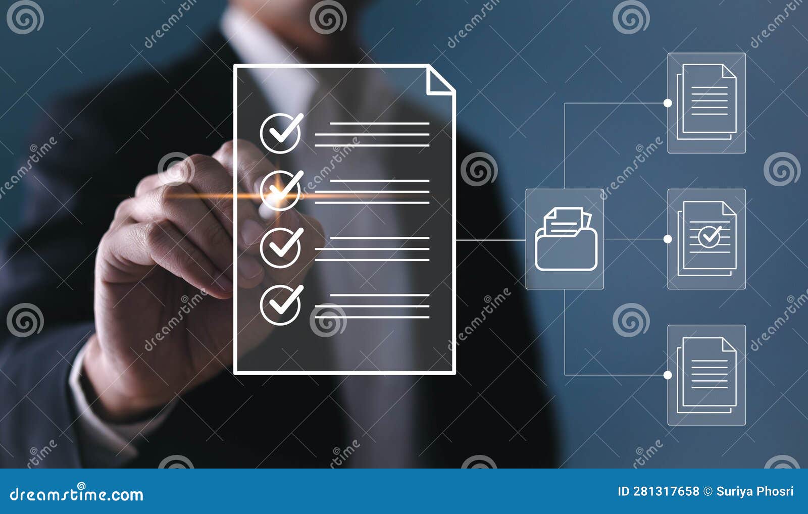 Electronic Smart Checklist and Document on Virtual Screens Concept ...