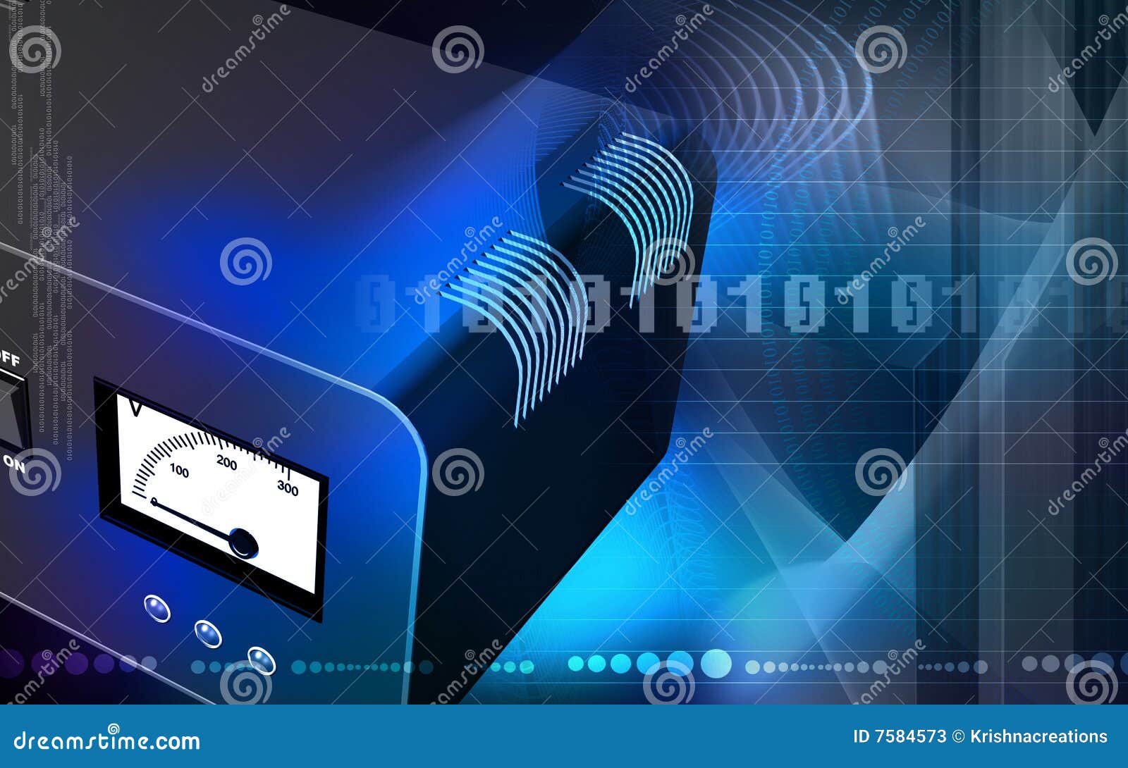 Electronic stabilizer stock illustration. Illustration of supply - 7584573