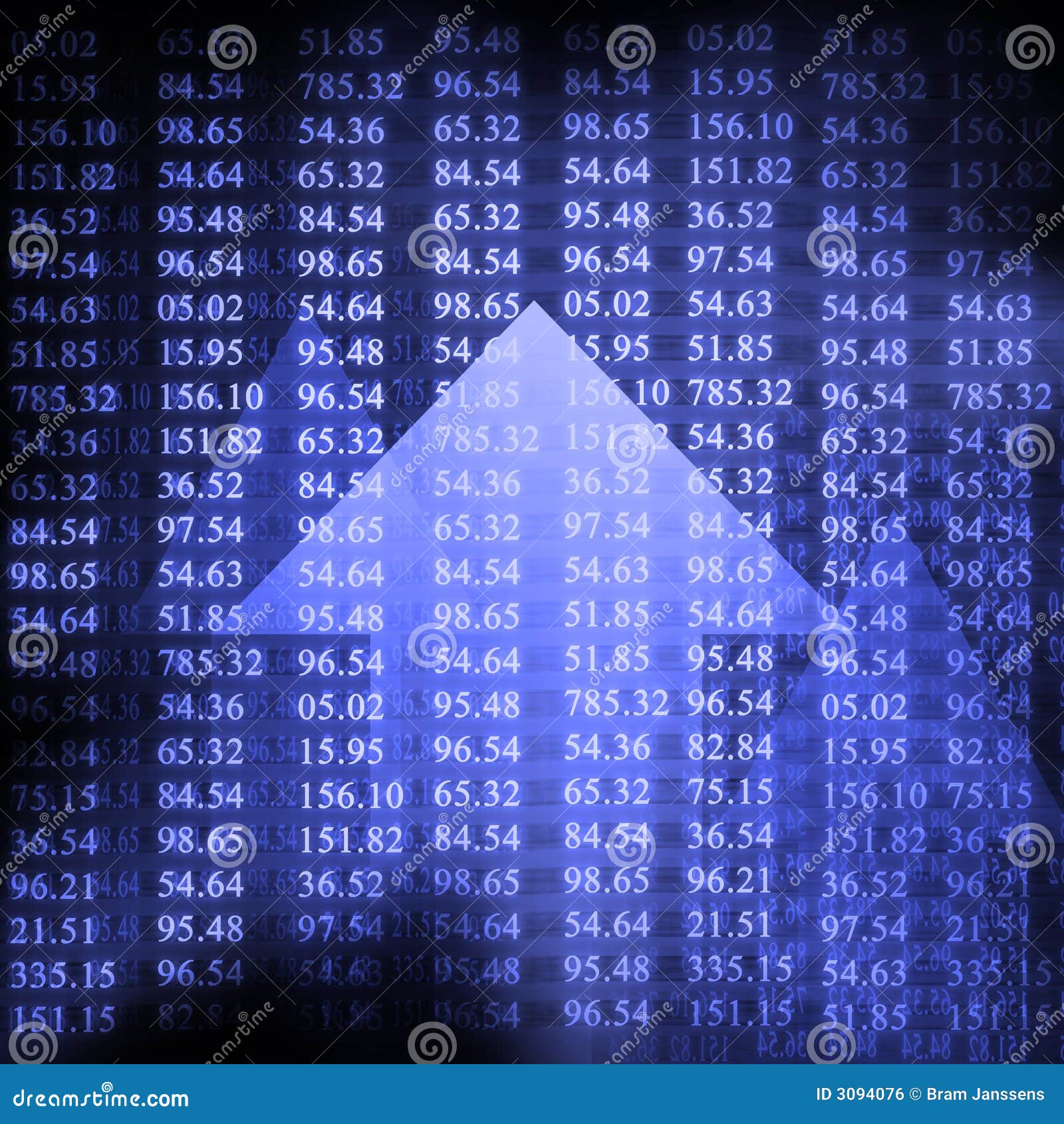 Electronic stock numbers stock illustration. Illustration of power ...