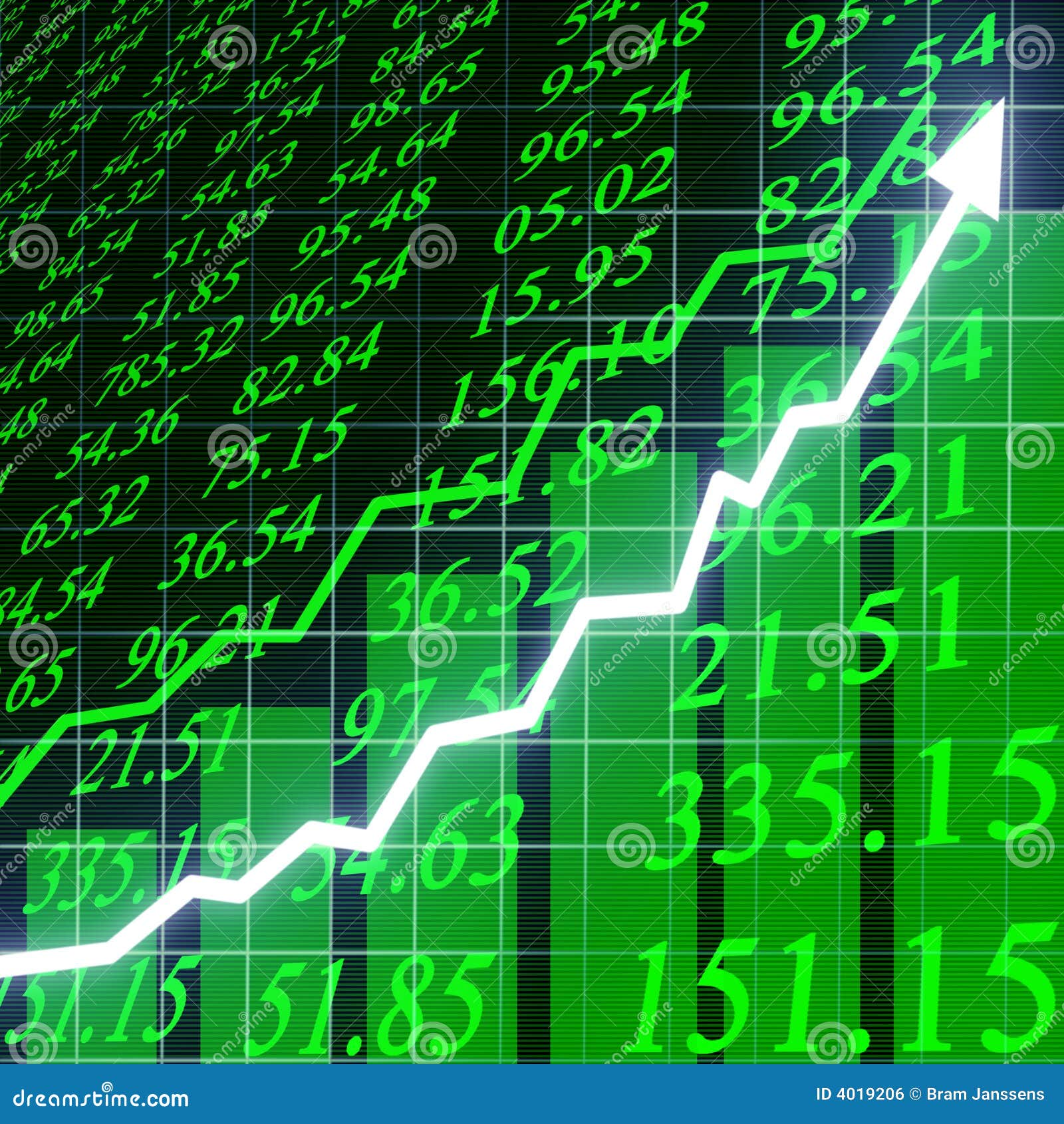 Electronic stock numbers stock illustration. Illustration of board ...