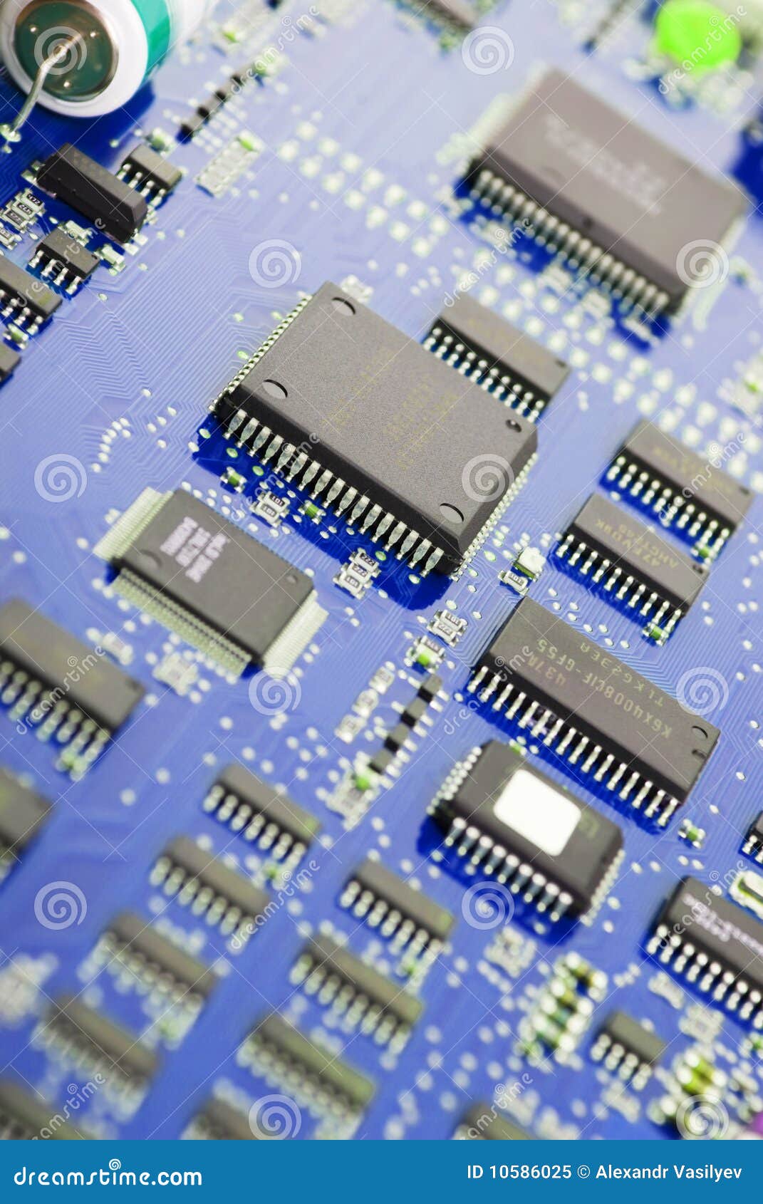 Electronic system board stock image. Image of line, digital - 10586025