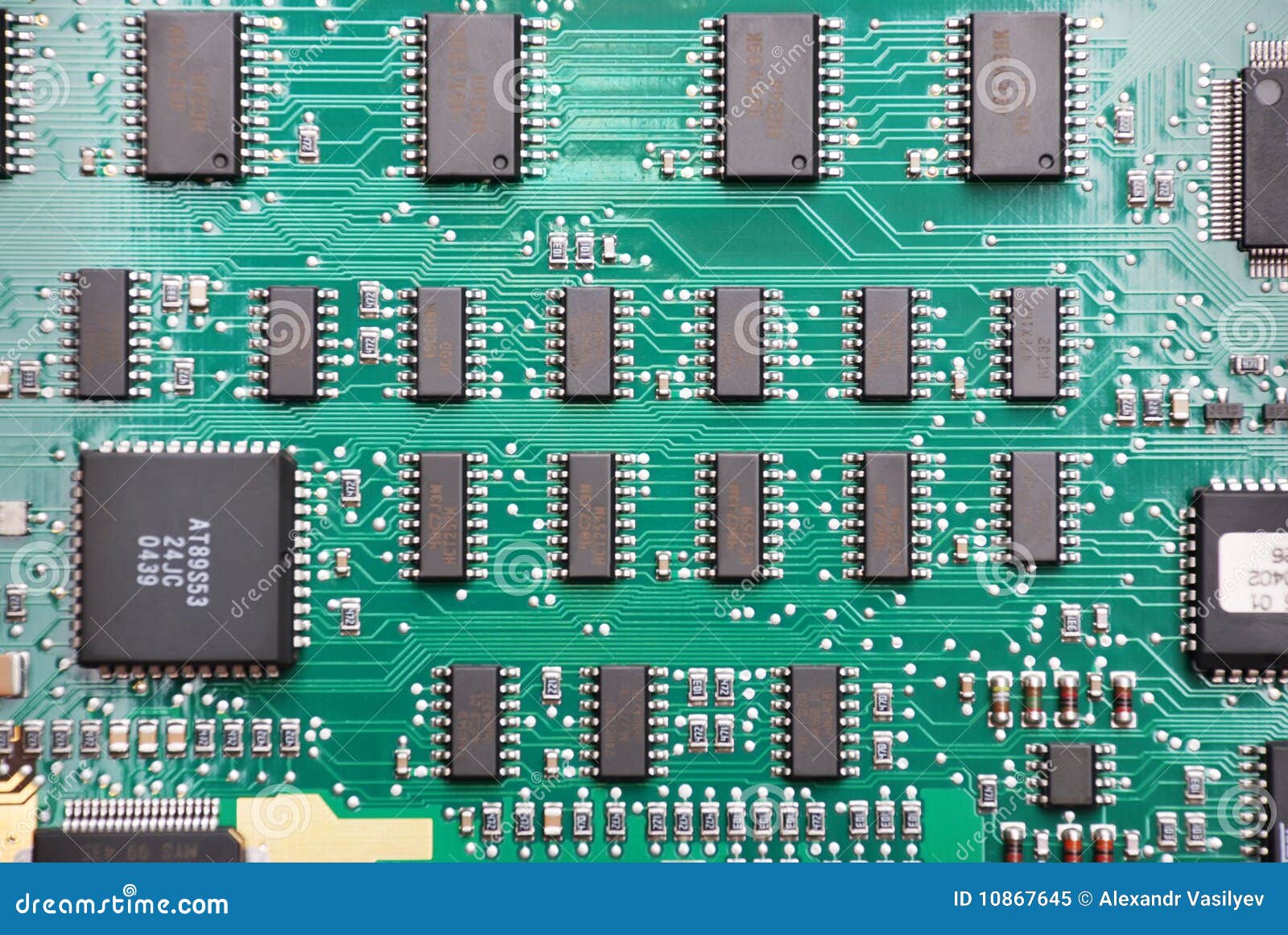 Electronic system board stock image. Image of computer - 10867645