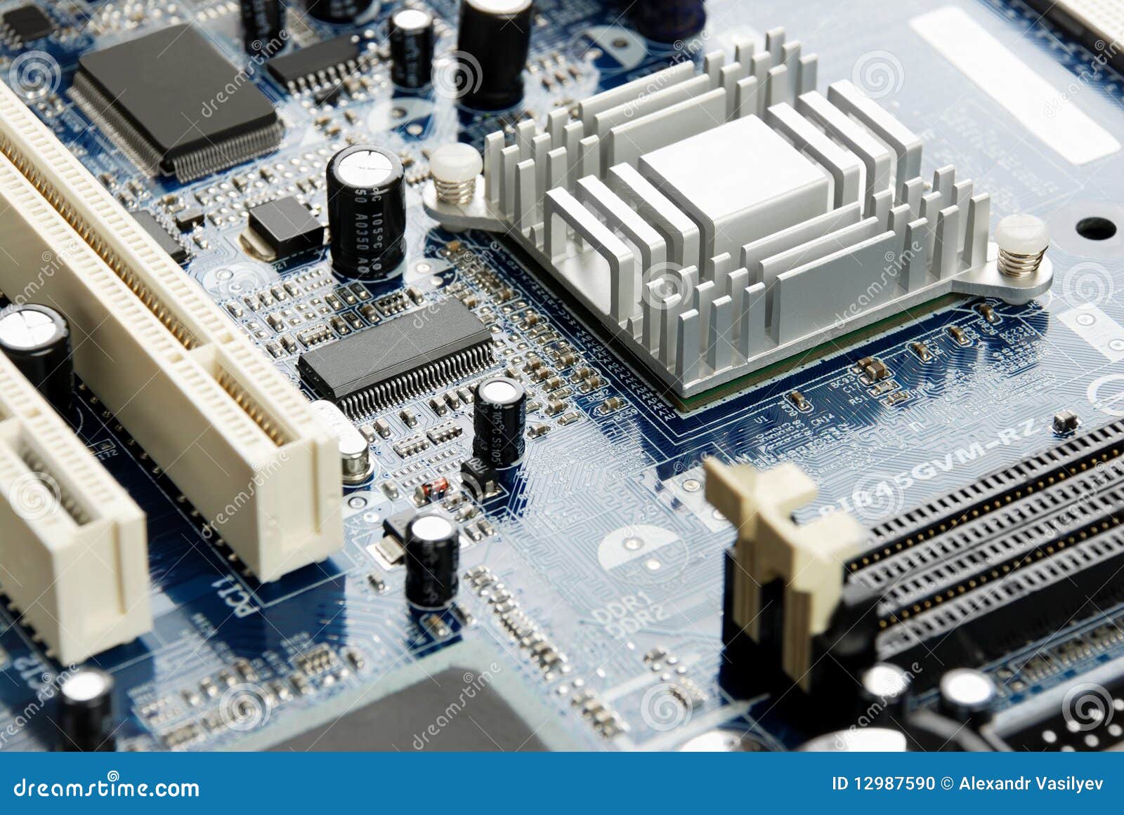 Electronic system board stock photo. Image of mainboard - 12987590