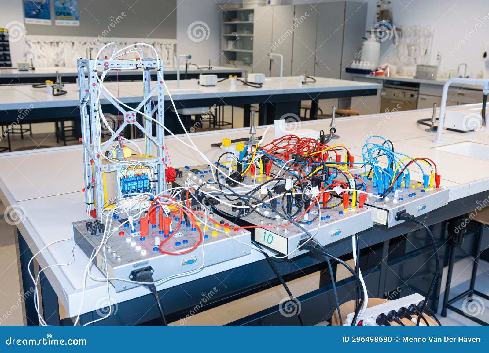 Electronic System Boards in a School Laboratory Stock Photo - Image of ...