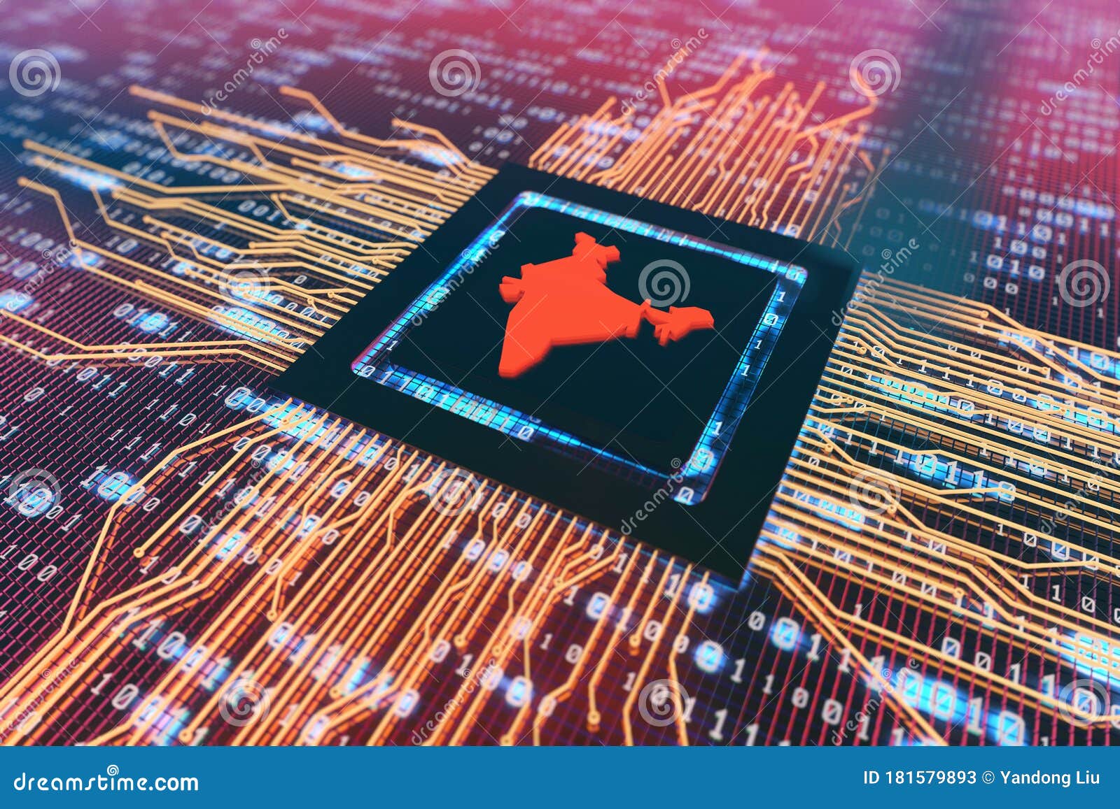 Electronic Technology Intelligent Network, India Map and Communication ...