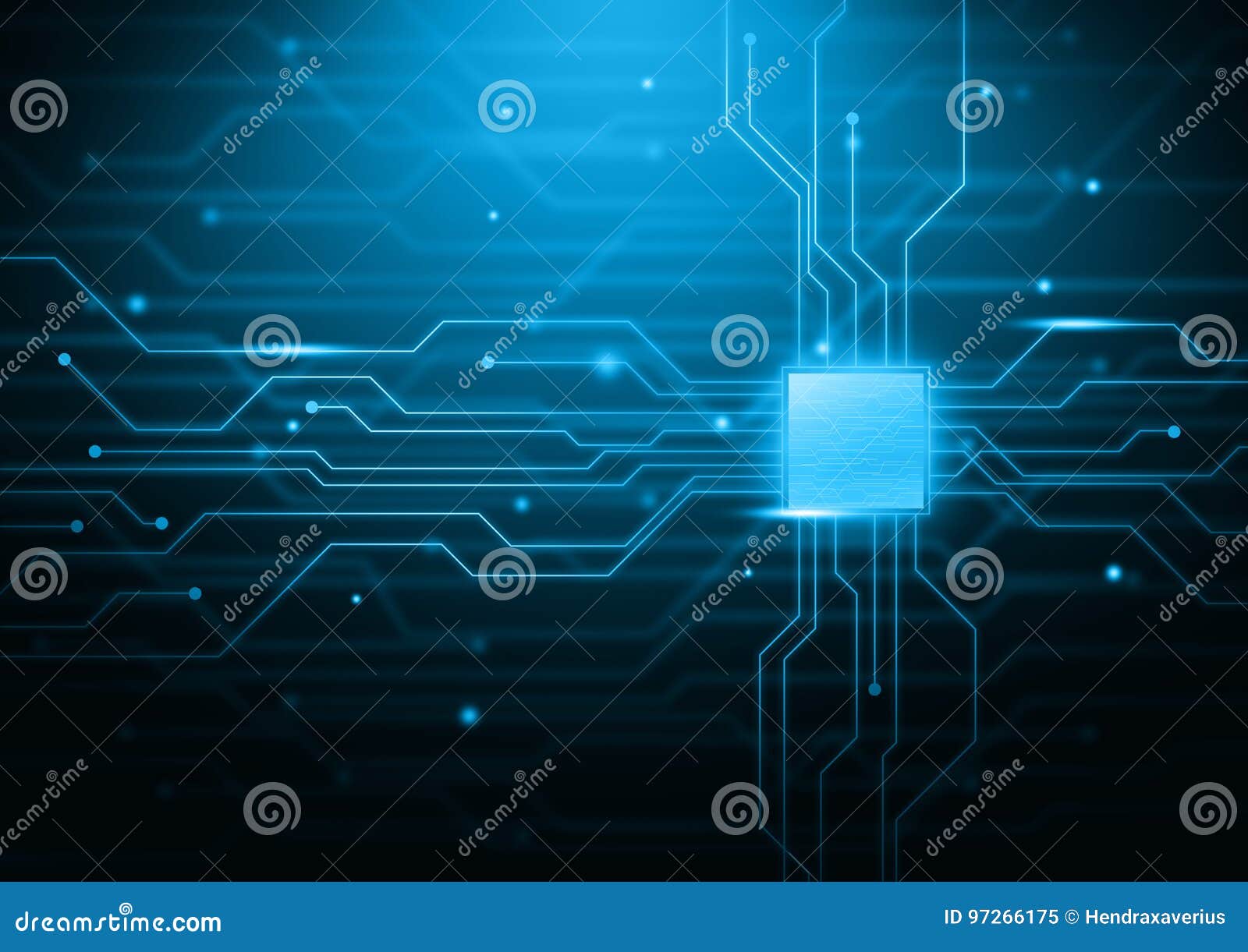 Electronic and Technology Theme Background Stock Illustration ...