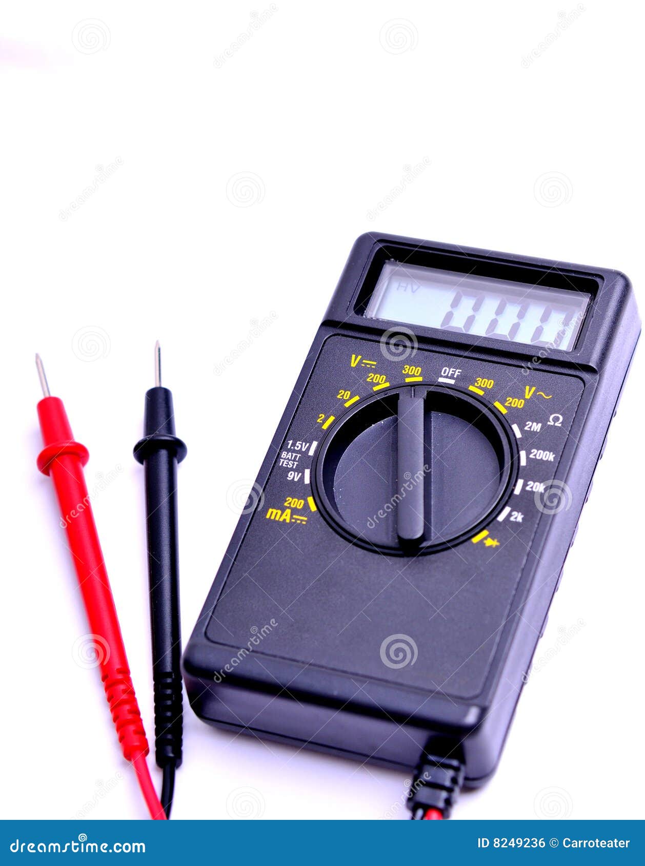 Electronic tester stock photo. Image of gage, instrument - 8249236