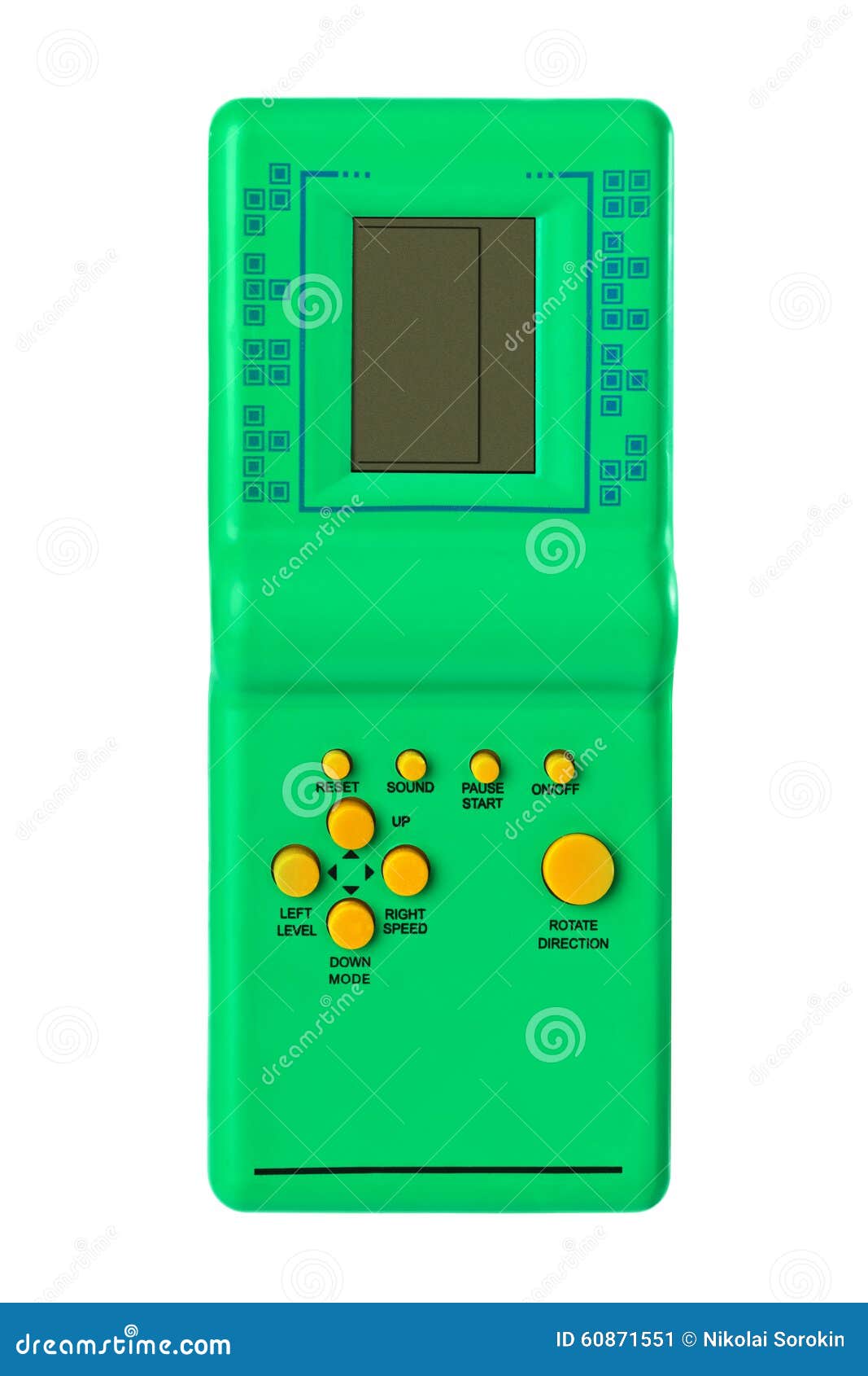 Electronic tetris game stock image. Image of gamepad - 60871551