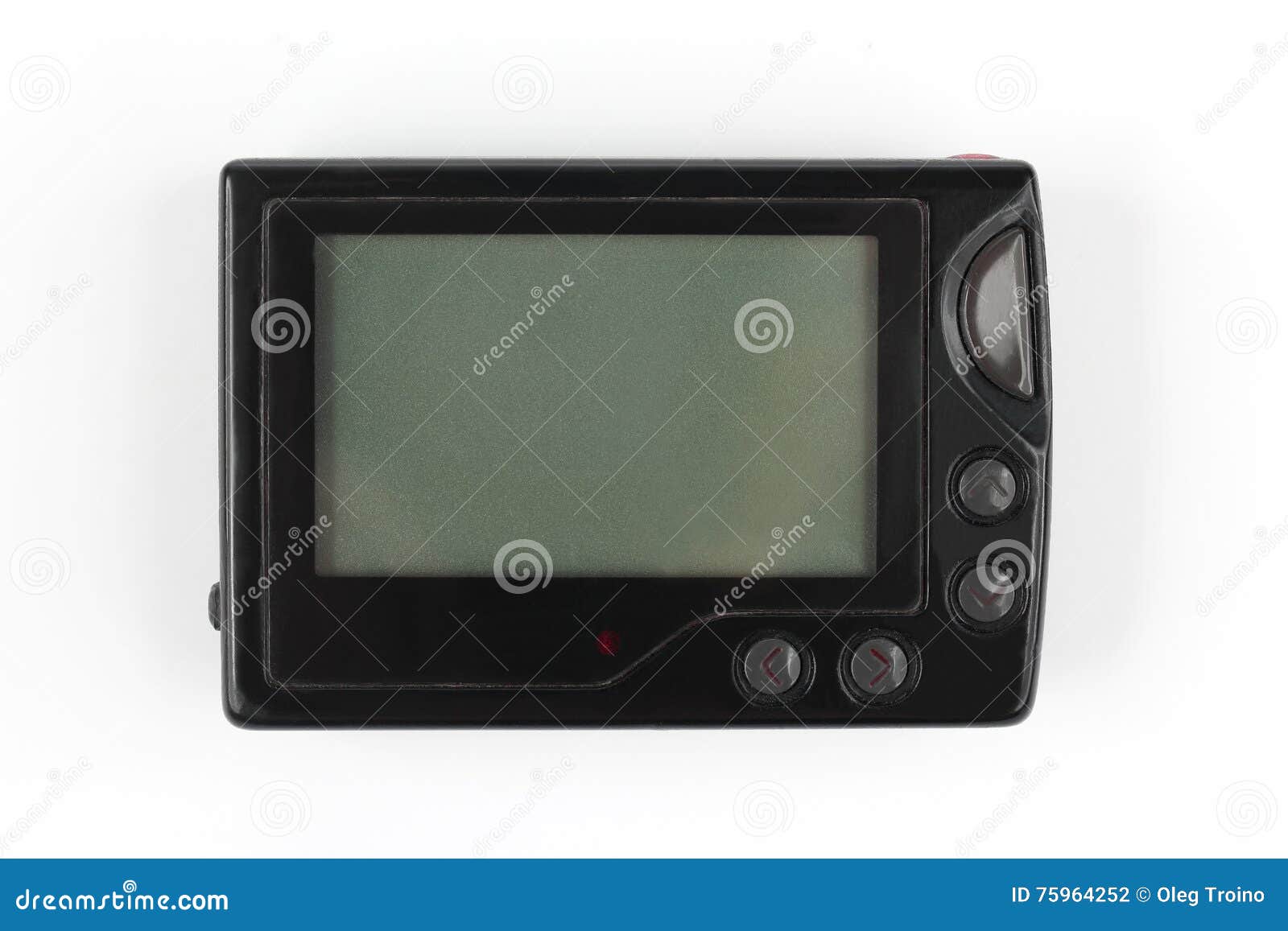 Electronic Text Pager with a Large Screen Stock Photo - Image of sender ...