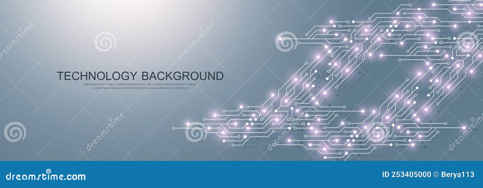 Electronic Texture for Computer Technology, Engineering Concept ...