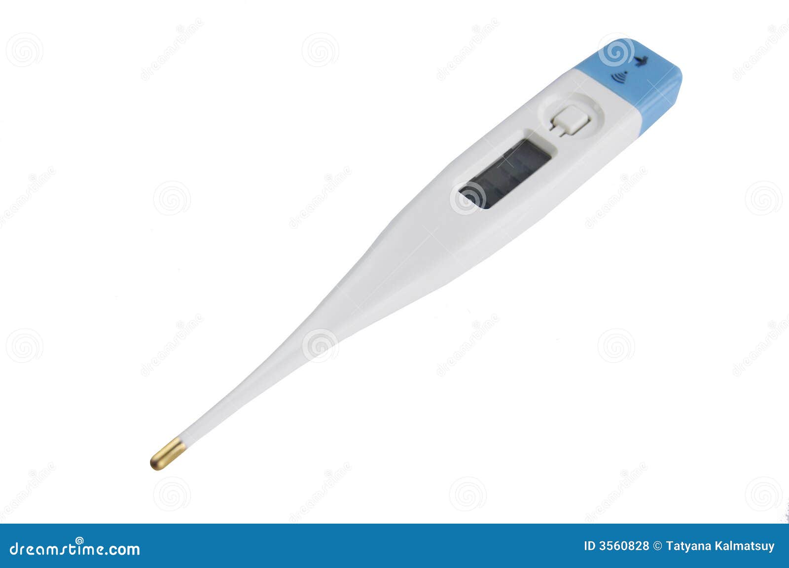 Electronic Thermometer For Measuring Body Temperature. Set Of ...