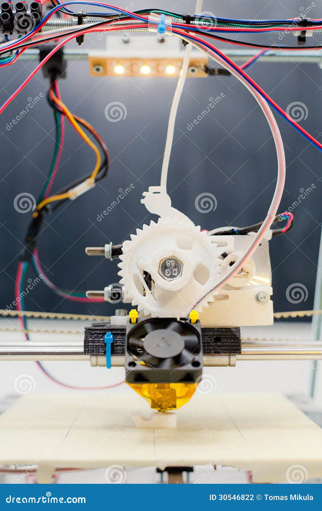 3D Printer - Electronic Three Dimensional Plastic Stock Photo - Image ...