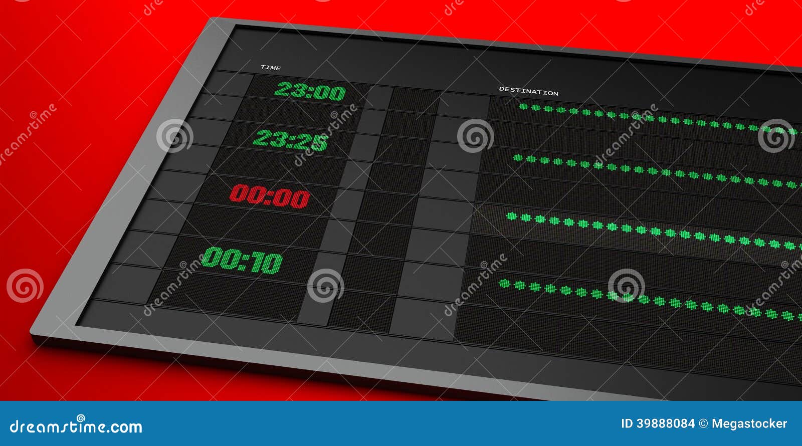 Electronic Timetable stock illustration. Illustration of cities - 39888084