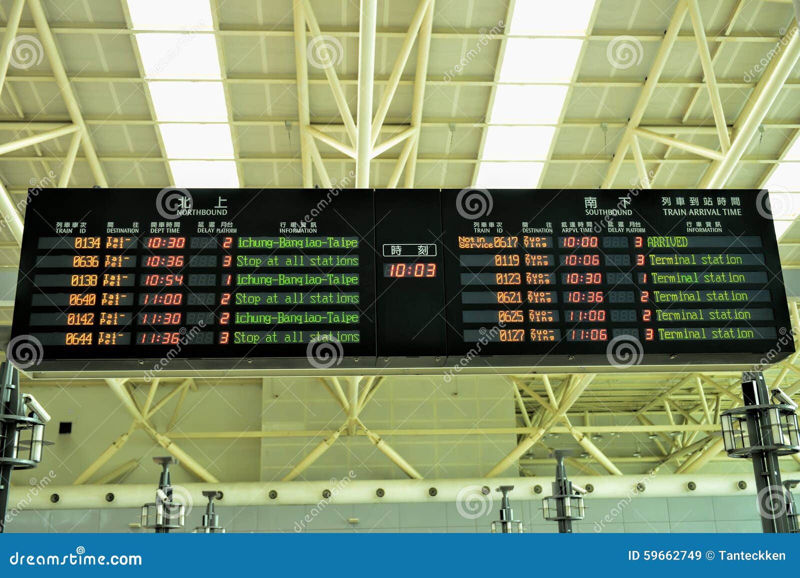 Electronic timetable stock image. Image of list, speed - 59662749