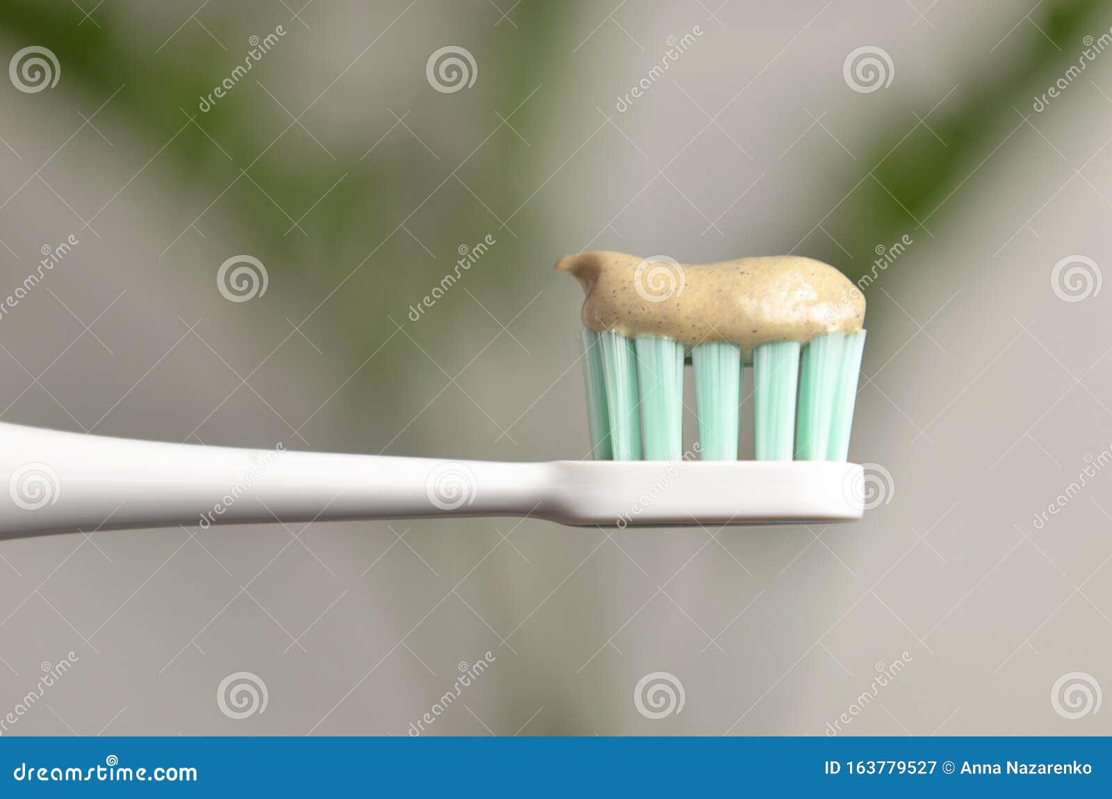 Natural Tooth Paste for Healthy Teeth Stock Image - Image of care ...