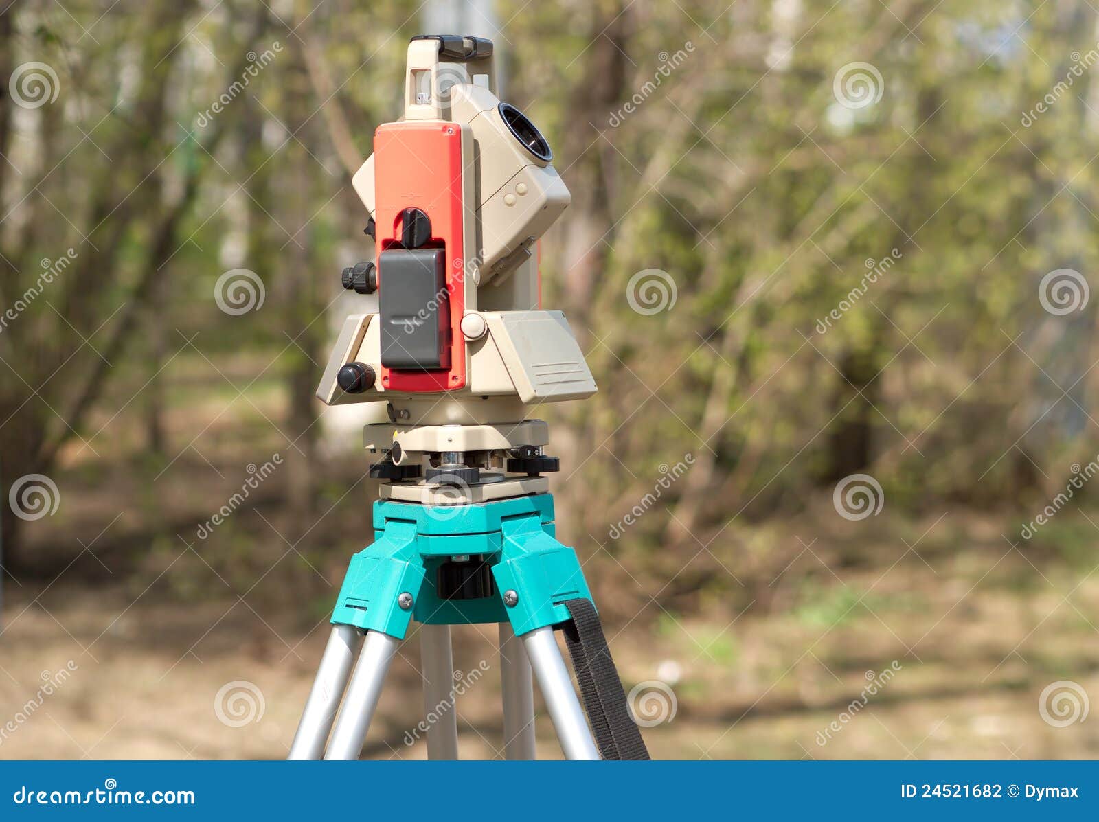 Electronic Total Station And Geodetic Radio Receiver For Determining ...