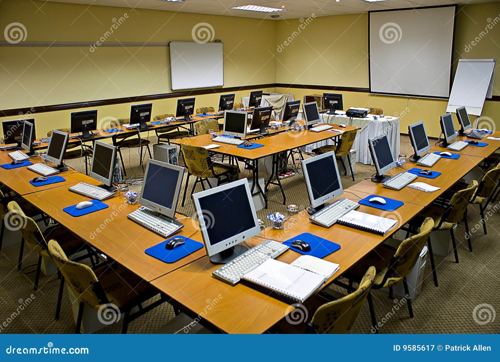 Electronic Training Conference Stock Image - Image of group, networking ...