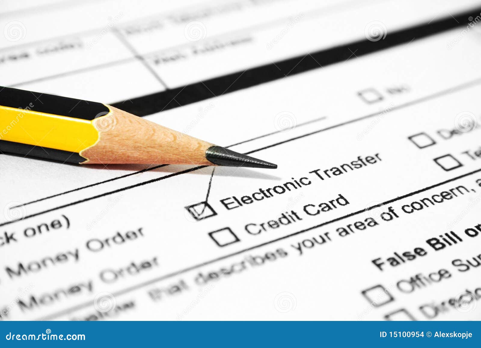 Electronic Transfer Stock Images - Image: 15100954