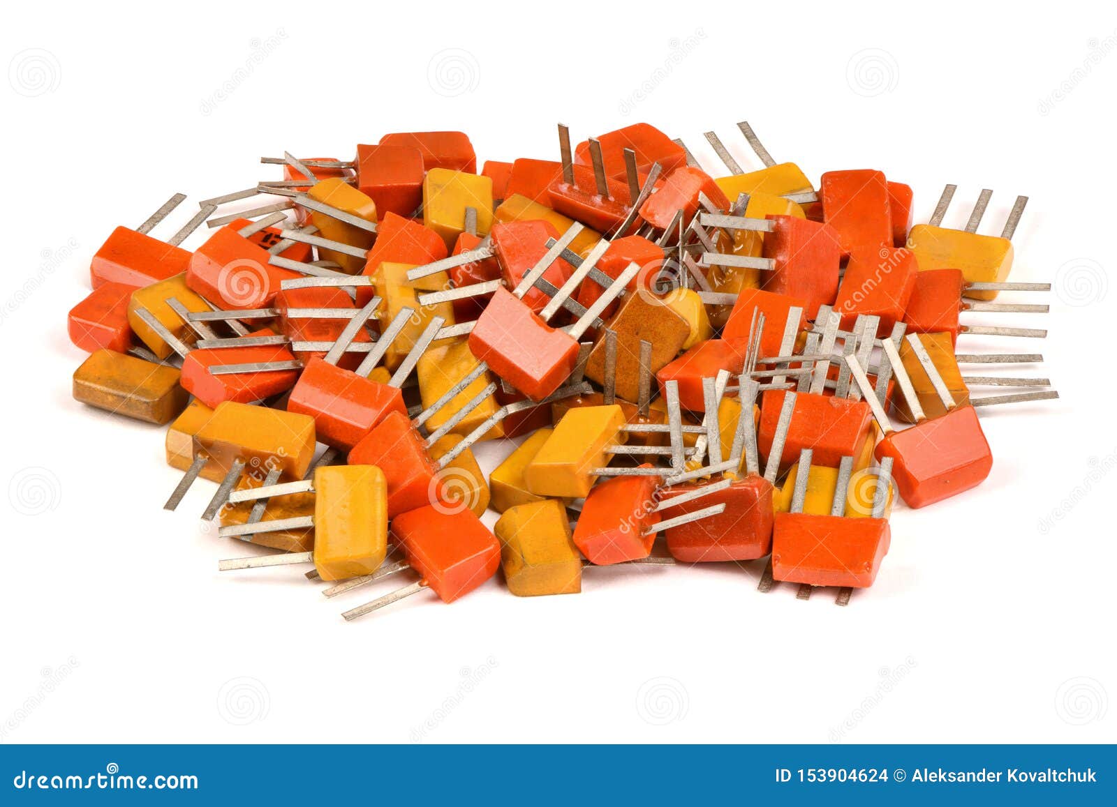 Electronic Transistor Isolated on White Background Stock Photo - Image ...