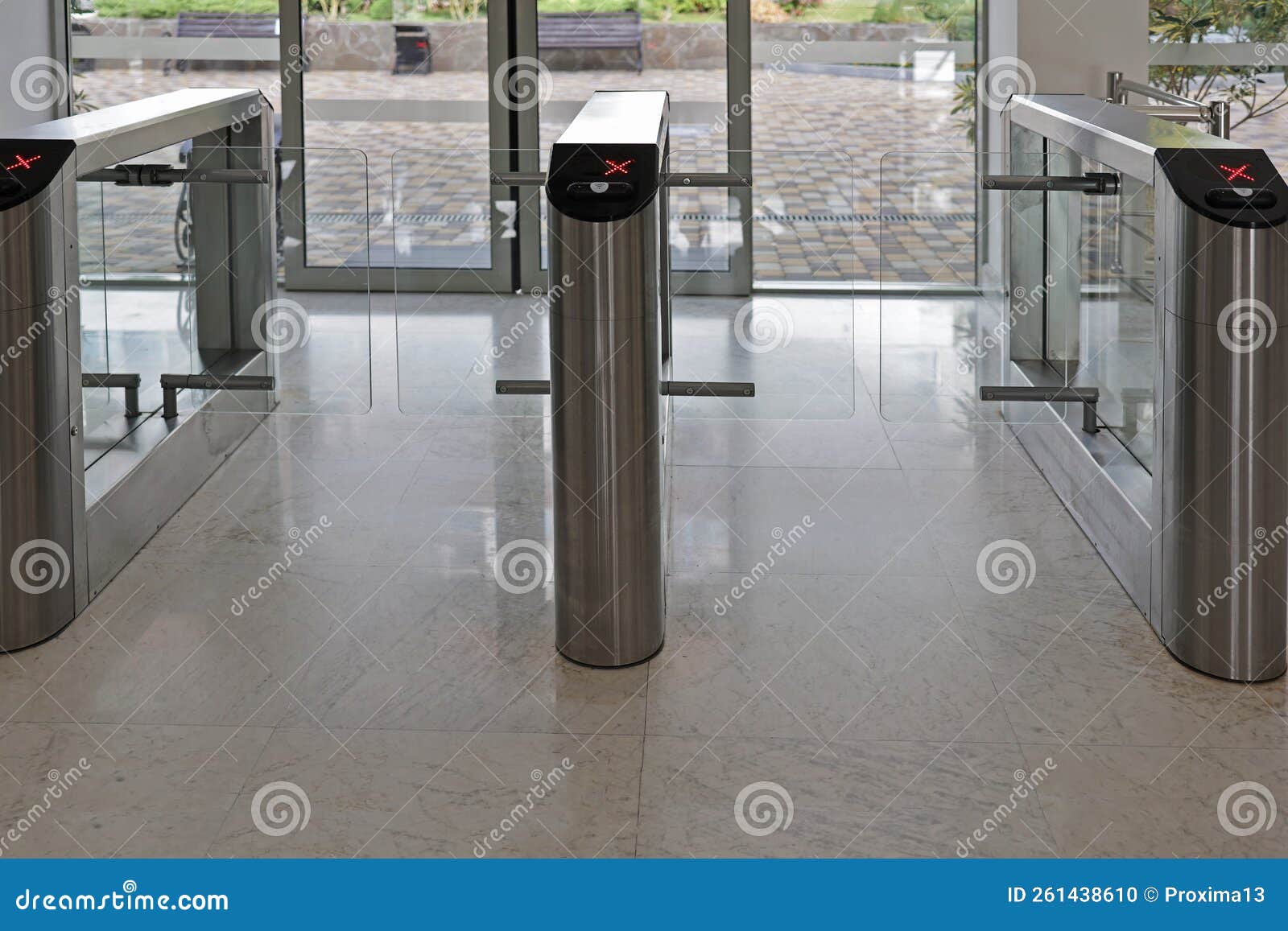Electronic Turnstile. Access System To the Building. Security Systems ...