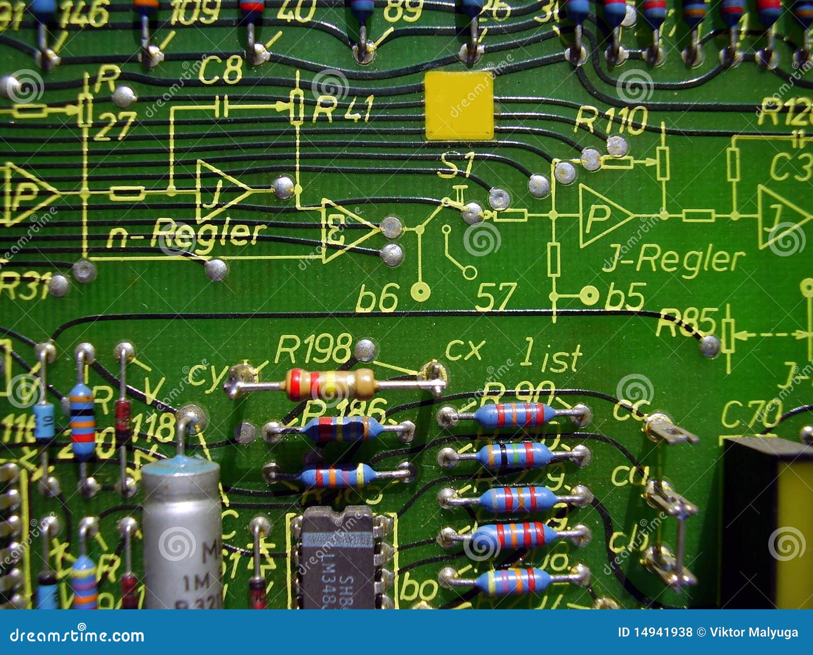 Electronic unit stock photo. Image of computer, drawing - 14941938