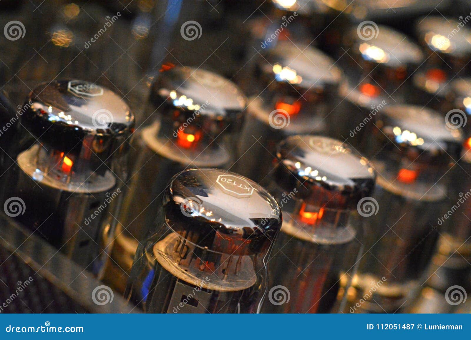 Power Triode and Gas Diode Stabilizer. Stock Image - Image of antique ...