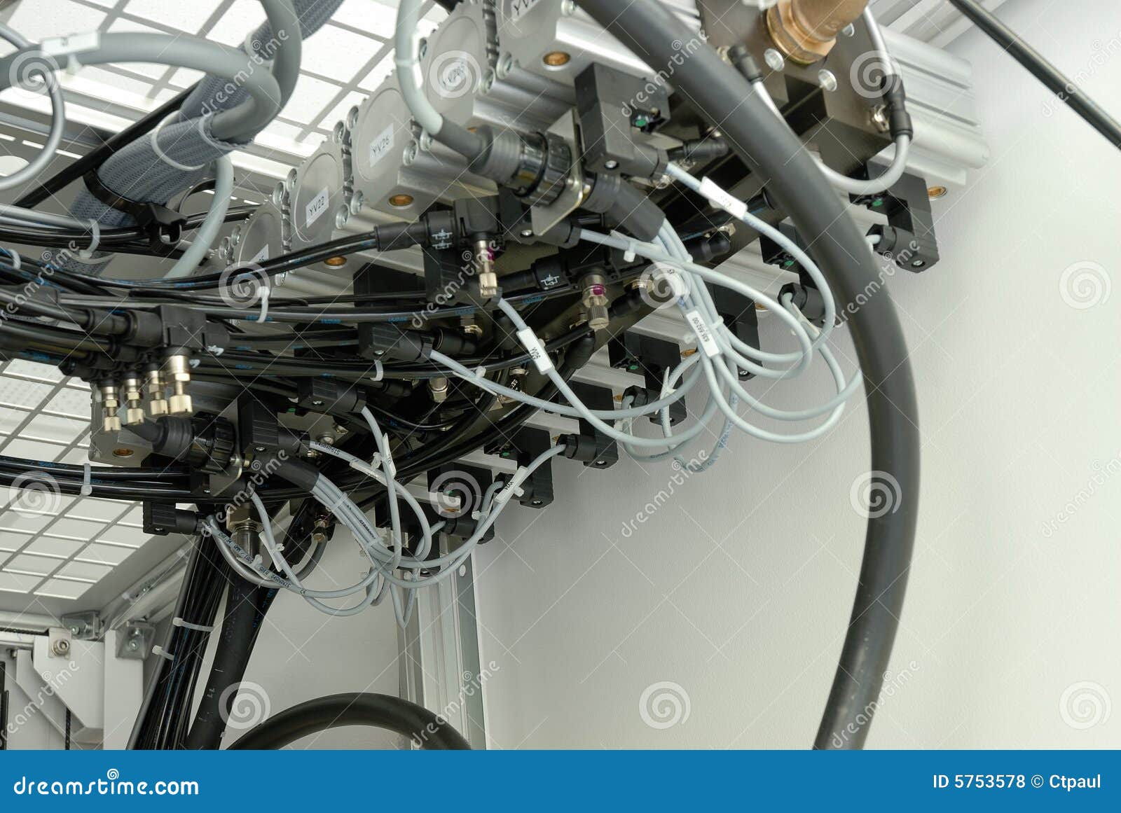 Electronic valve stock photo. Image of industry, cable - 5753578