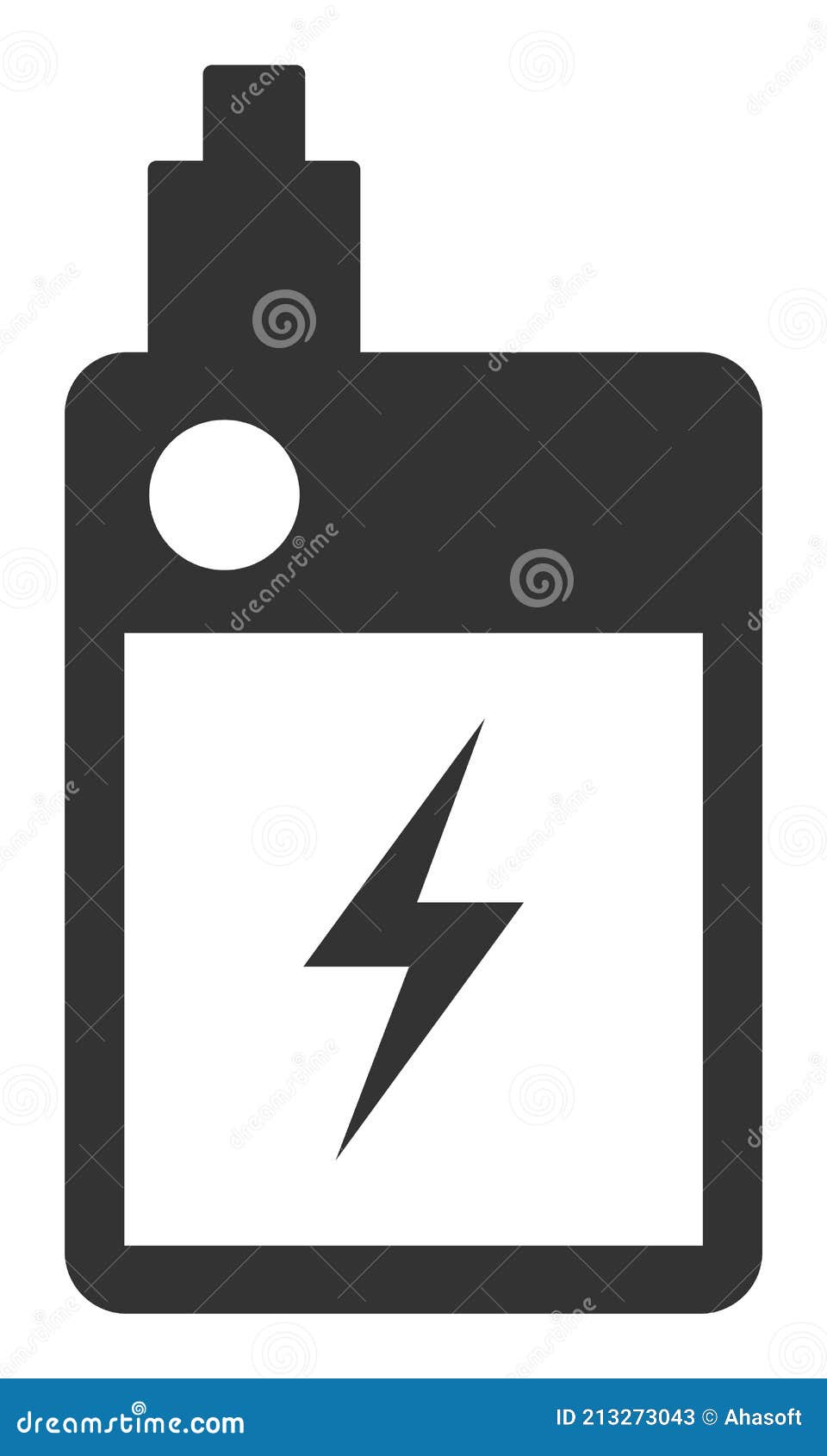 Flat Vector Electronic Vaporizer Icon Stock Vector - Illustration of flat, smoke: 213273043