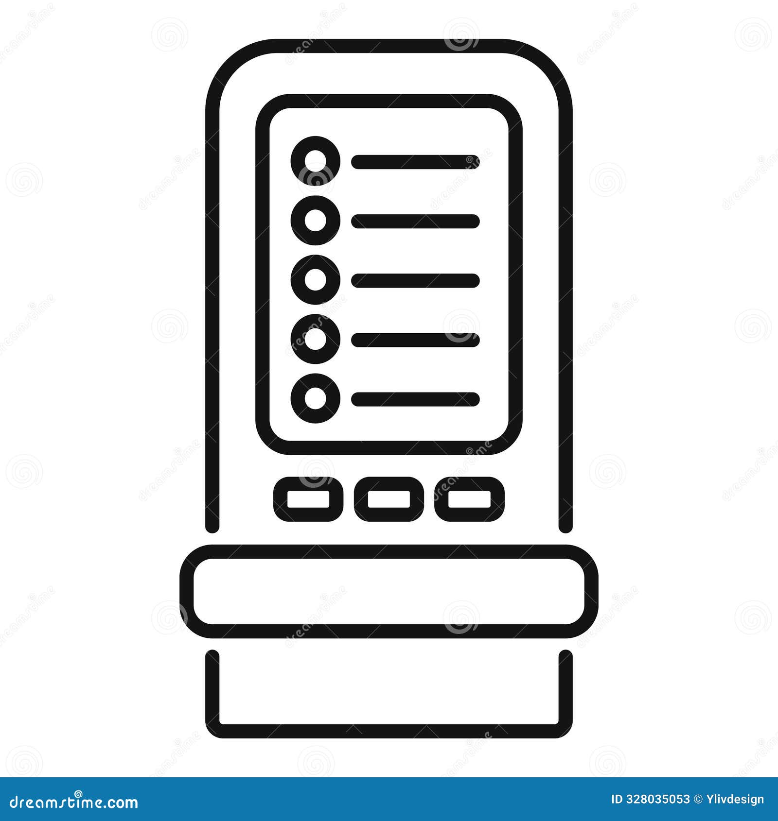 Electronic Voting Machine with Buttons and Screen for Voting Stock ...