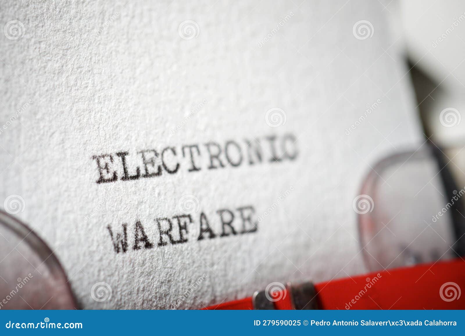 Electronic warfare text stock image. Image of warfare - 279590025