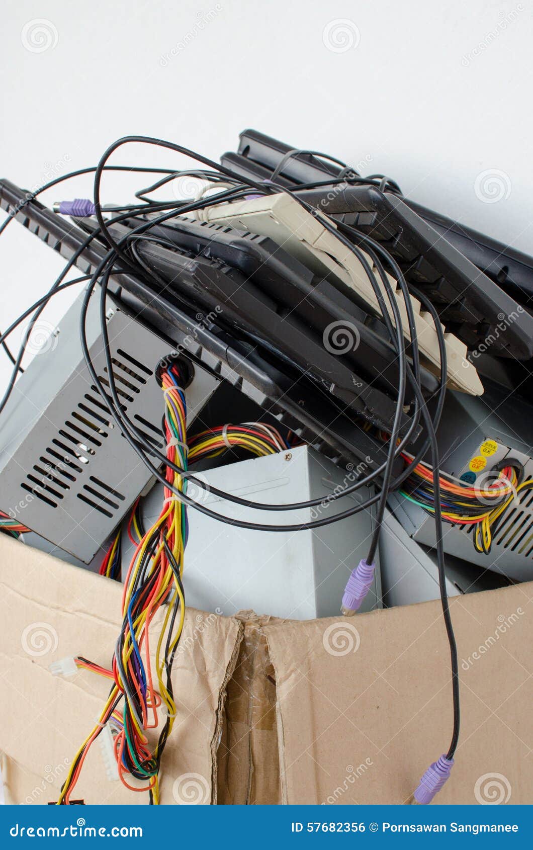 Electronic Waste stock photo. Image of drive, electronic - 57682356