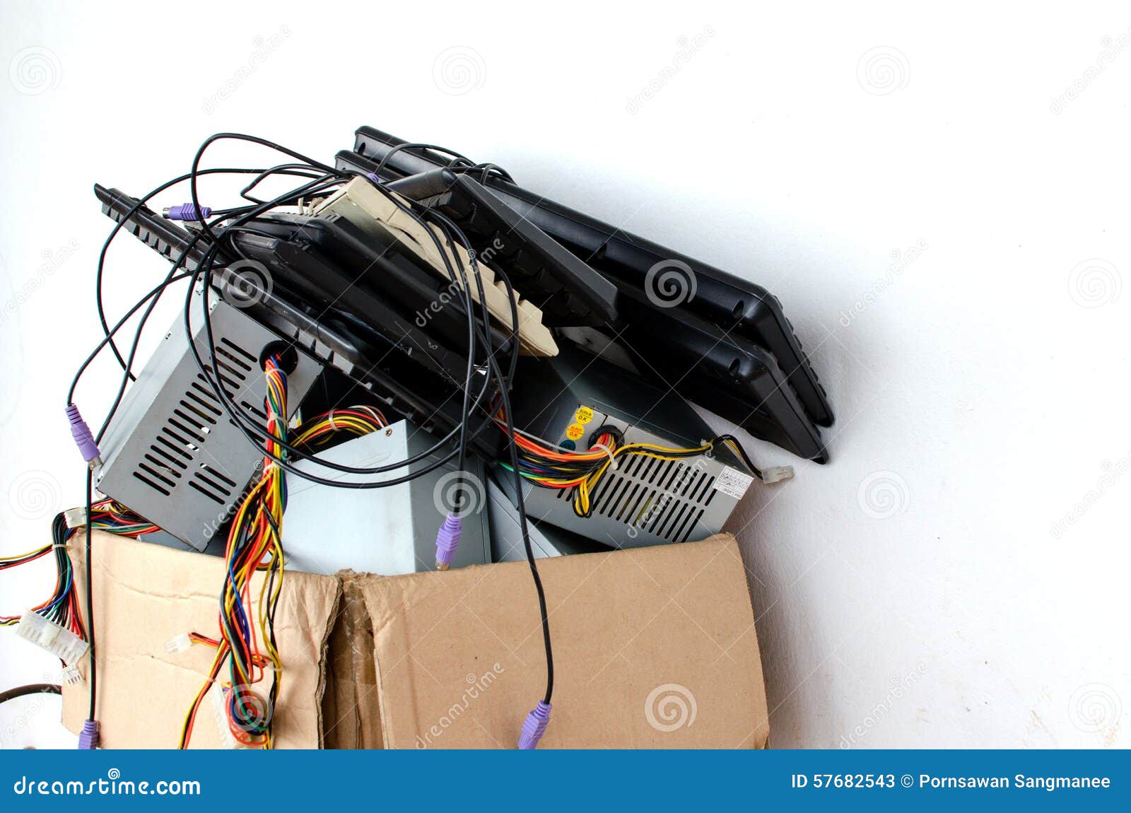 Electronic Waste stock image. Image of waste, keyboard - 57682543