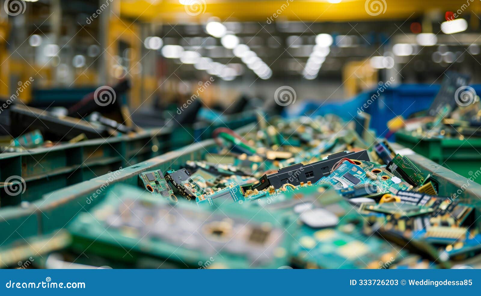 Electronic Waste in Plastic Containers for Subsequent Recycling ...