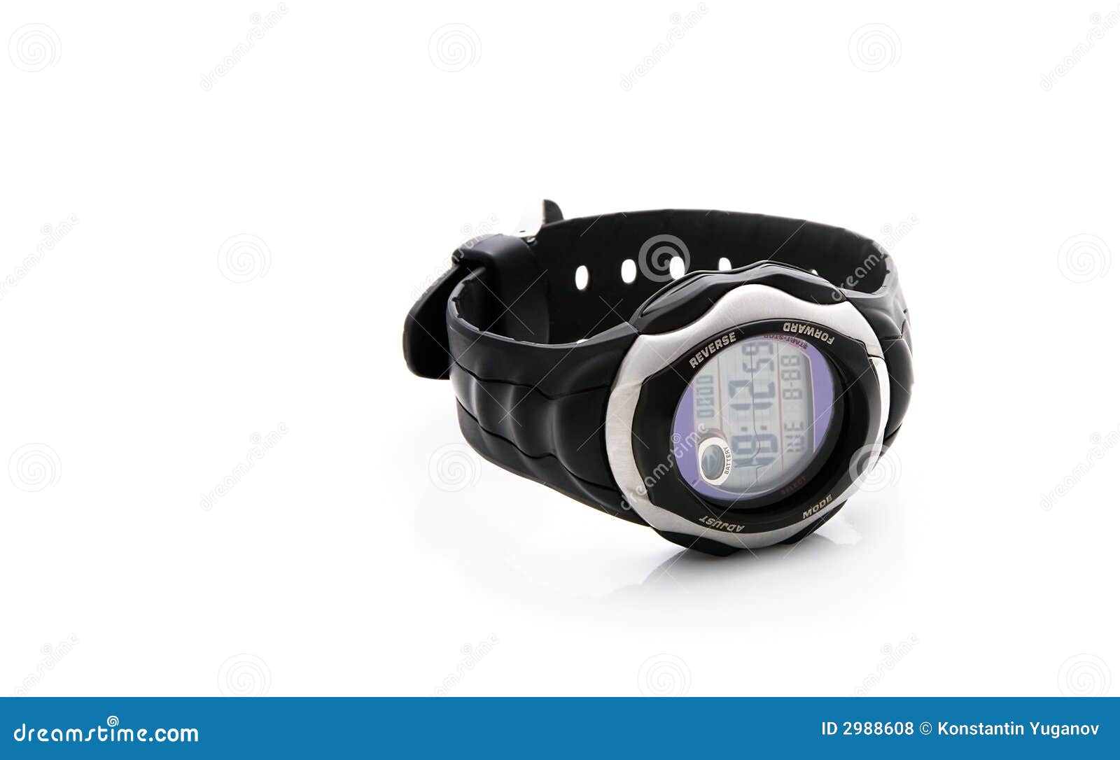 Electronic watch stock photo. Image of clock, quartz, minute - 2988608