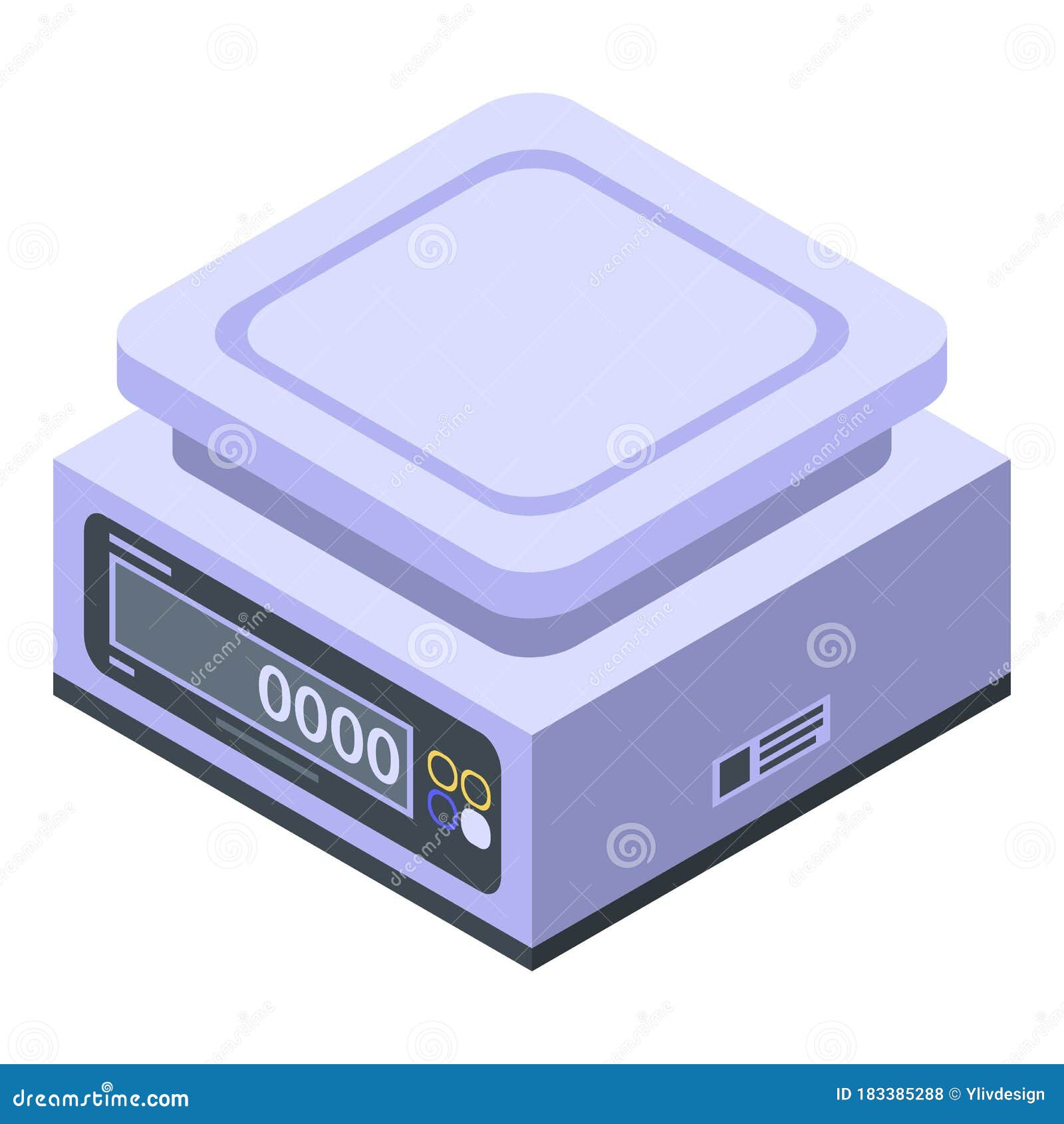Electronic Weigh Scales Icon, Isometric Style Stock Vector ...