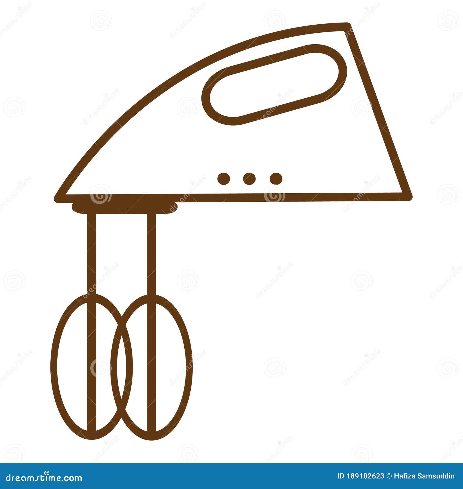 Electronic Whisk. Vector Illustration Decorative Design Stock Vector ...