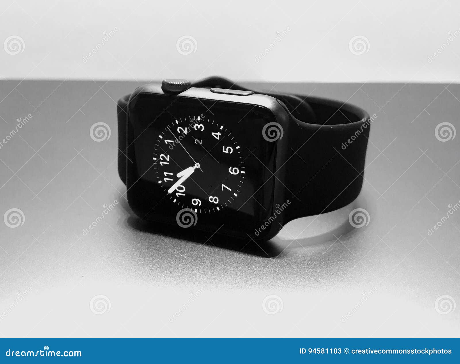Electronic Wrist Watch Placed On A Table Picture. Image: 94581103