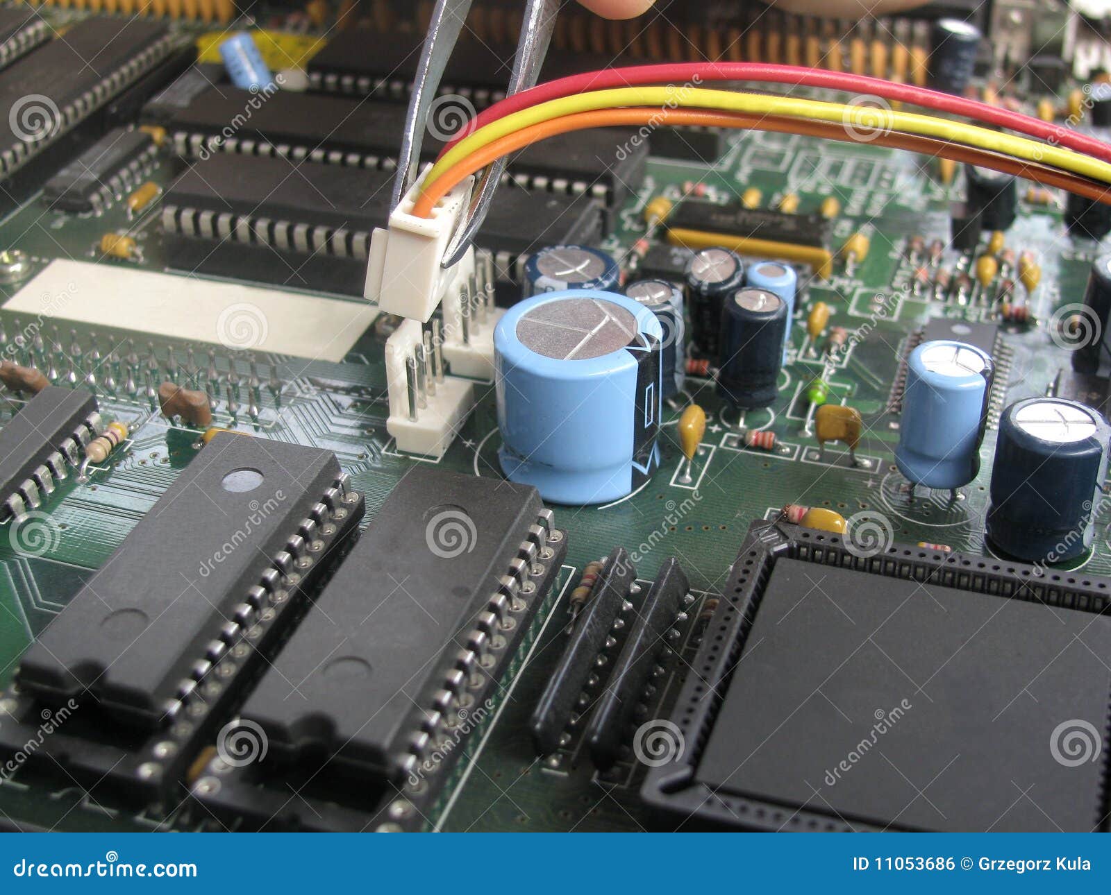 Electronics stock photo. Image of socket, cable, circuit - 11053686