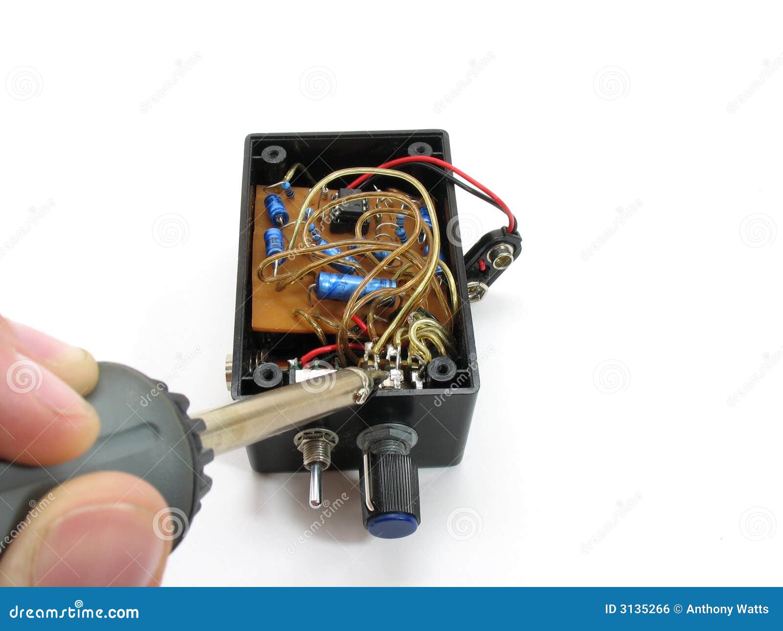 Homemade Electronics Project That Shows Micro Controller Board ...