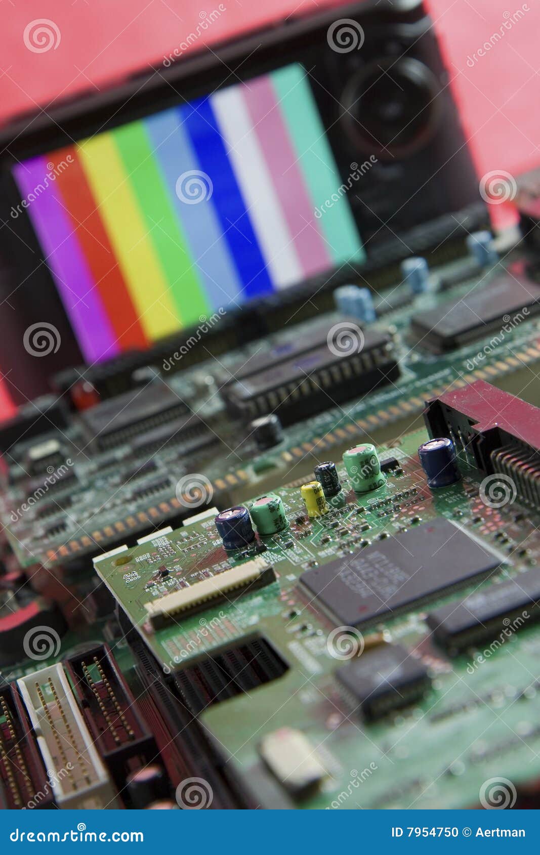 Electronics stock photo. Image of connector, impedance - 7954750
