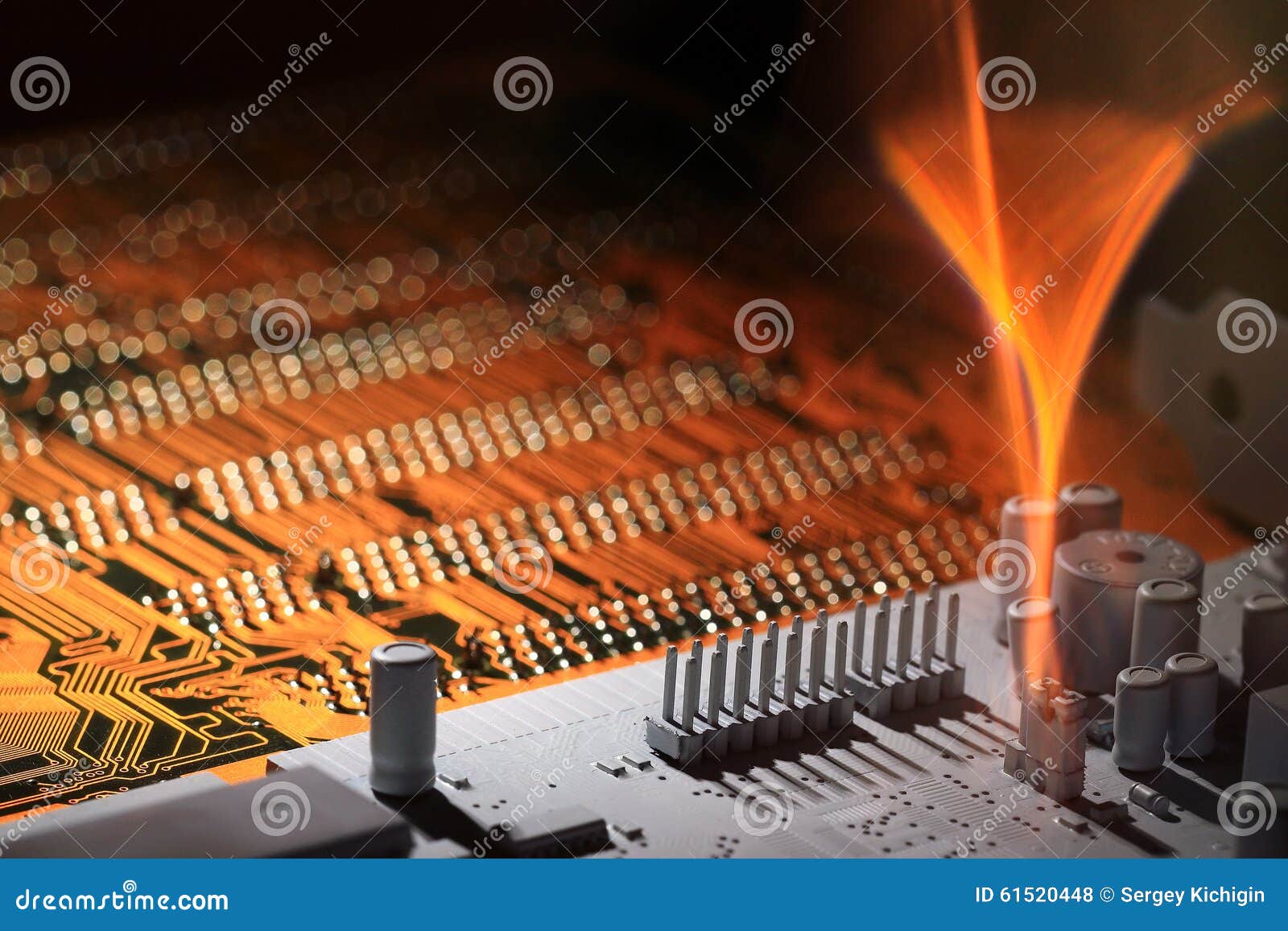 Electronic Detonator Blasting On The Mining Site Stock Image ...