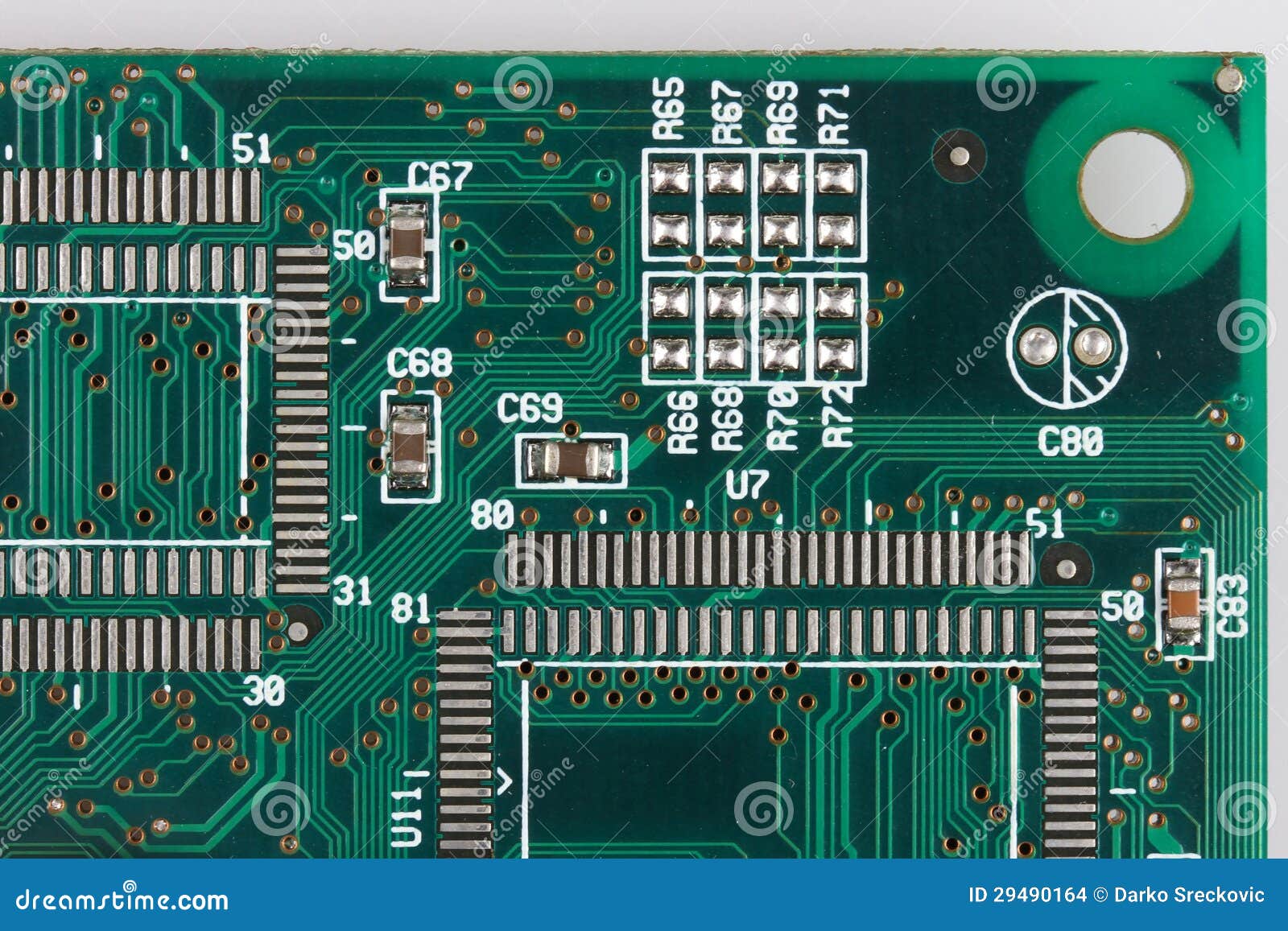 Electronics board stock photo. Image of electronic, capacitor - 29490164