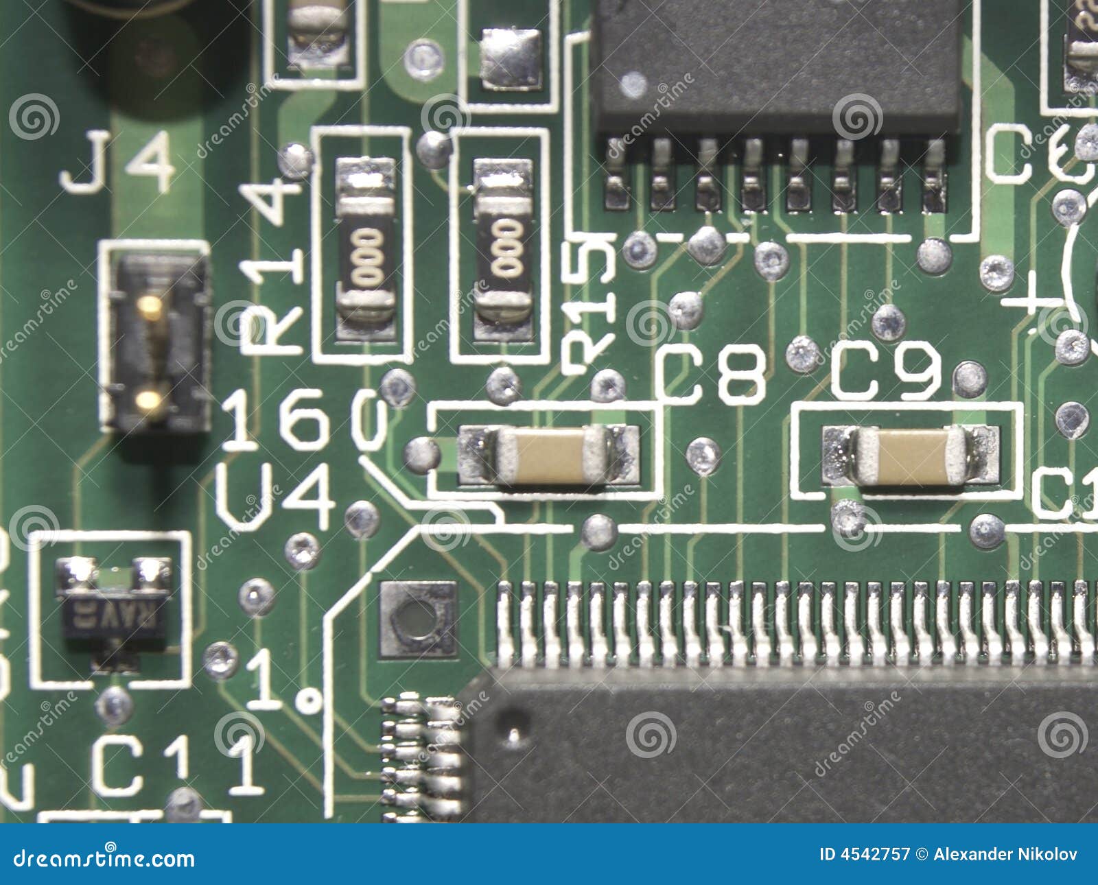 Electronics Board stock image. Image of transistors, hertz - 4542757