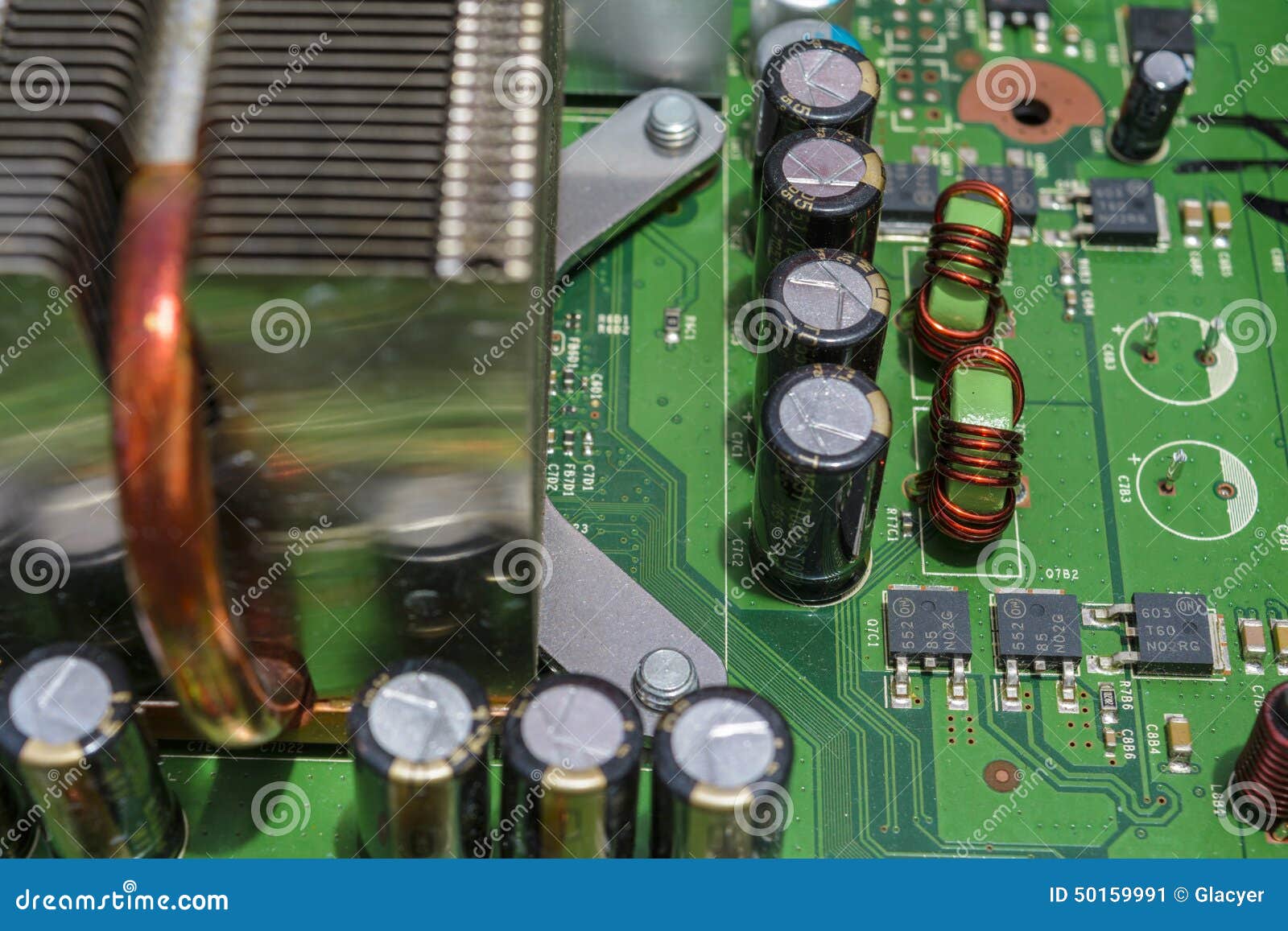 Electronics circuit board stock image. Image of diode - 50159991