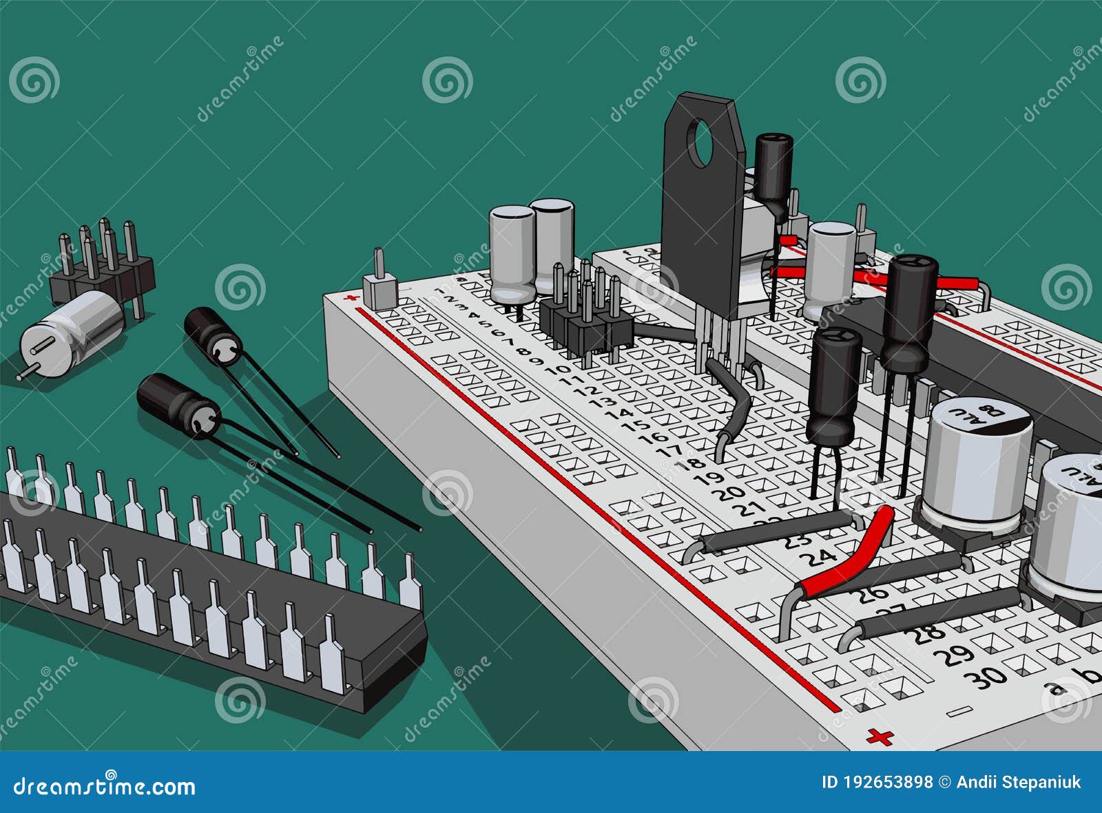 Multimeter For SMD Components. Cartoon Vector | CartoonDealer.com ...