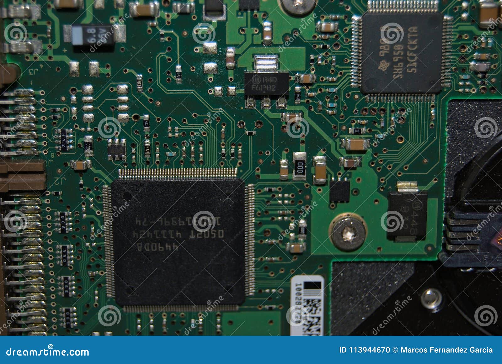 ELECTRONICS COMPONENTS of a PERSONAL COMPUTER Stock Photo - Image of ...